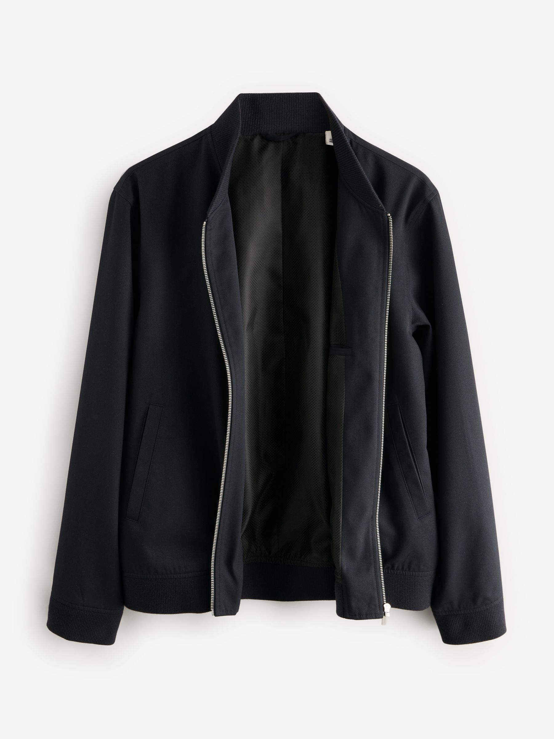 Buy Blue Navy Smart Bomber Jacket from the Next UK online shop