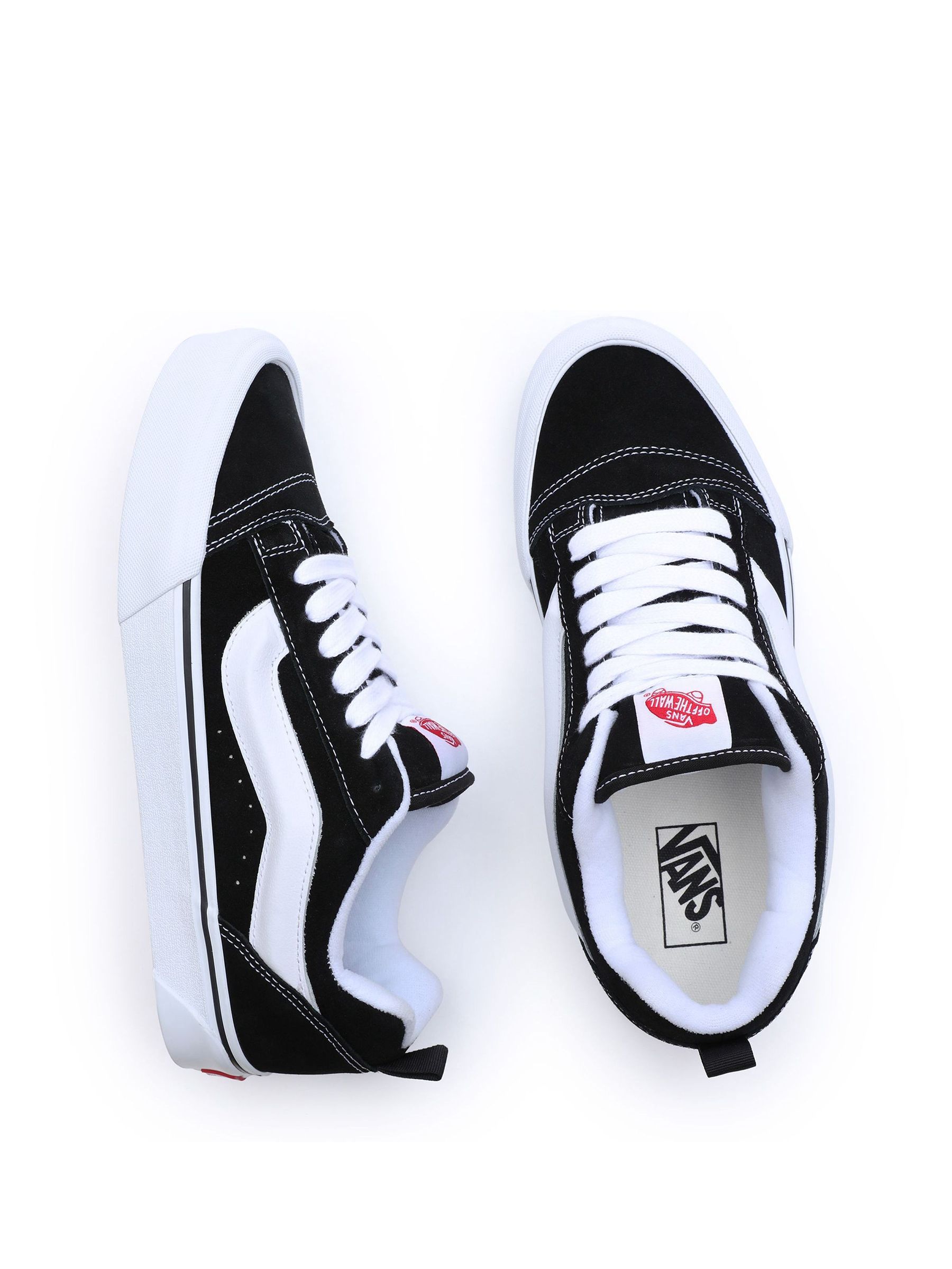 Buy Vans Black/White Knu Skool Trainers from Next Ireland