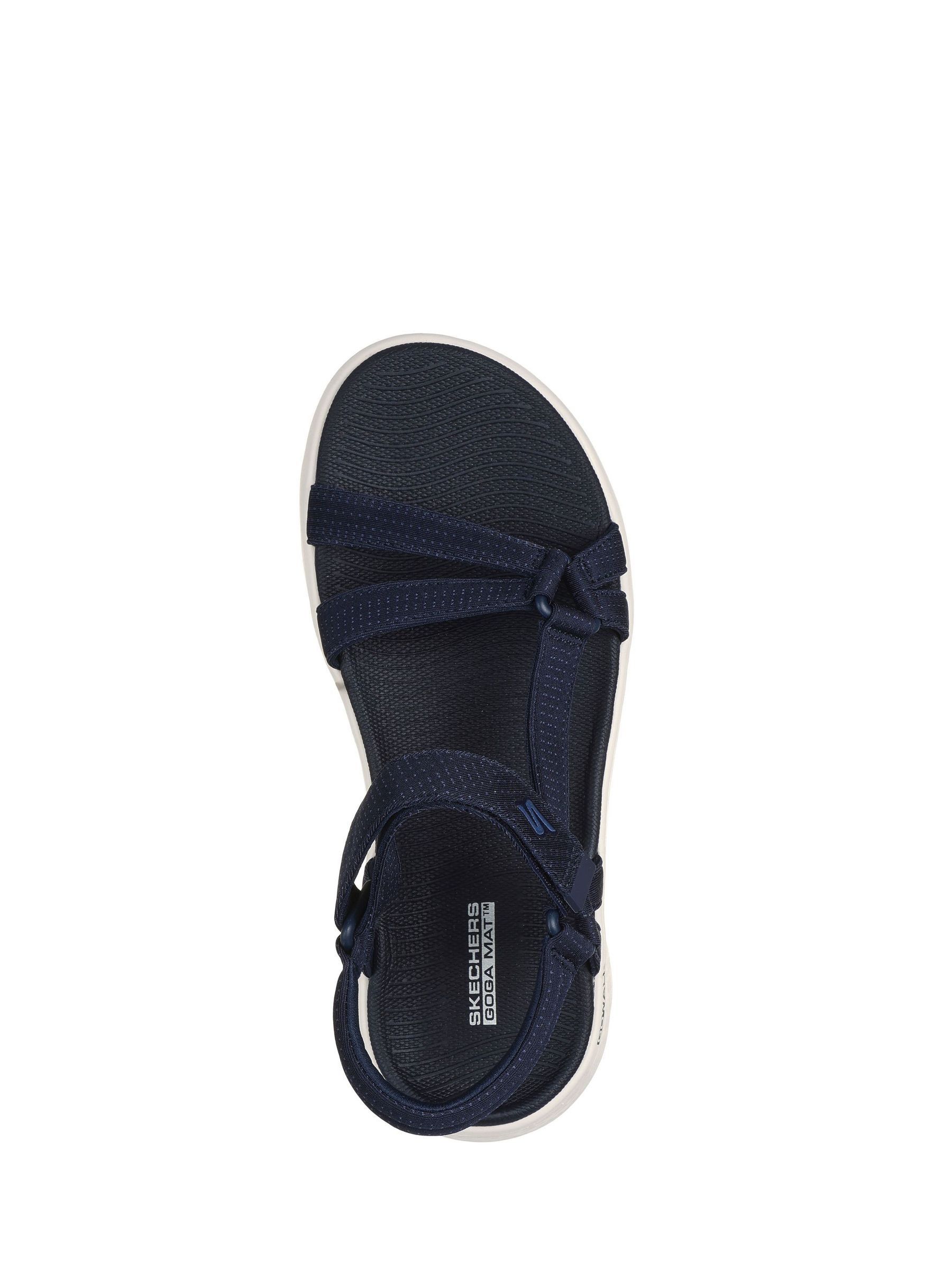 Buy Skechers Blue Chrome Go Walk Flex Sublime Sandals from the Next UK ...