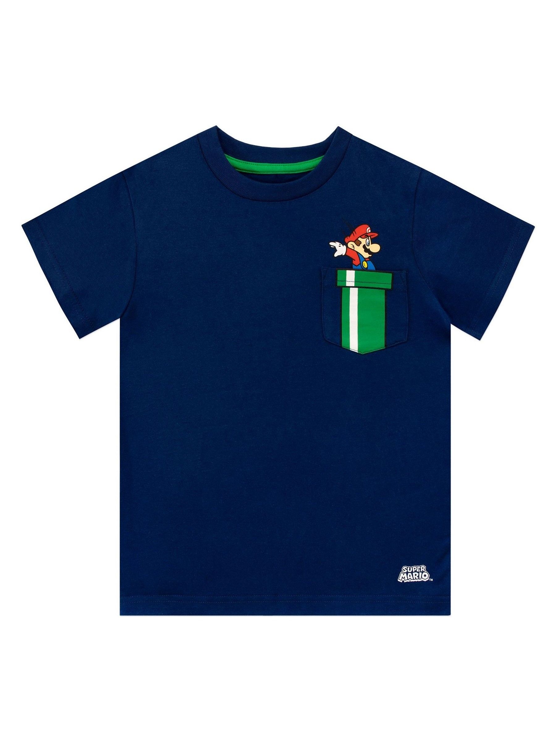 Buy Character Blue Super Mario 100% Cotton T-Shirt from Next United ...