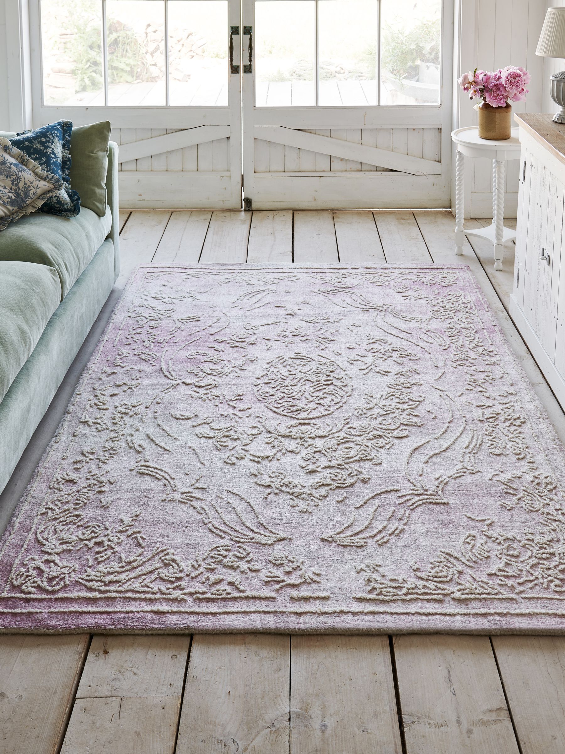 Buy Shabby Chic by Rachel Ashwell® Pink Adeline Rug from the Next UK ...