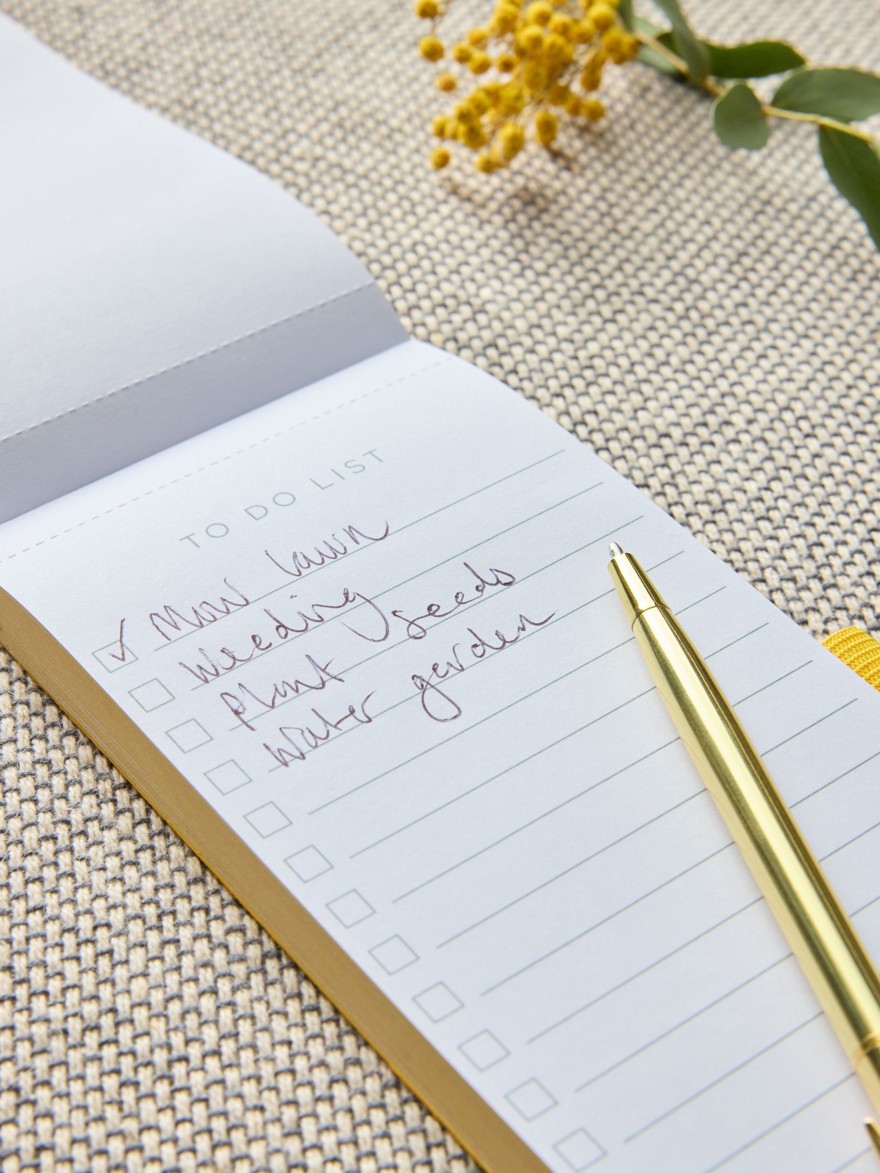 Buy Mustard Yellow Floral To Do List From The Next UK Online Shop buy-mustard-yellow-floral-to-do-list-from-the-next-uk-online-shop