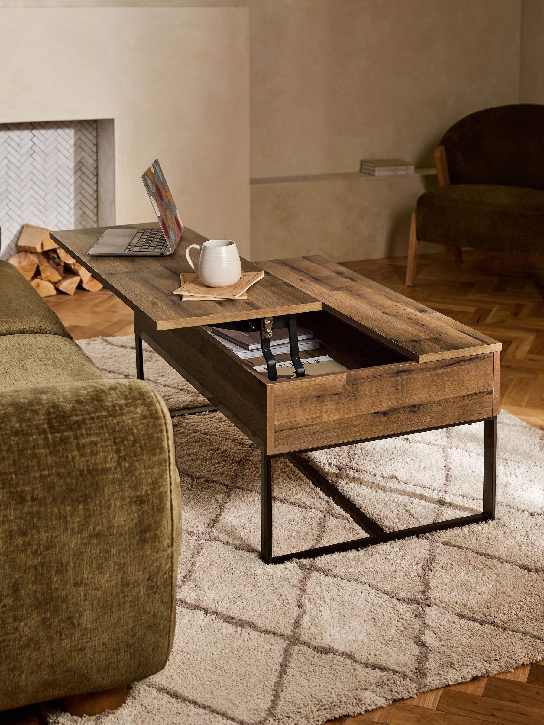 Buy Dark Bronx Storage Coffee Table from the Next UK online shop