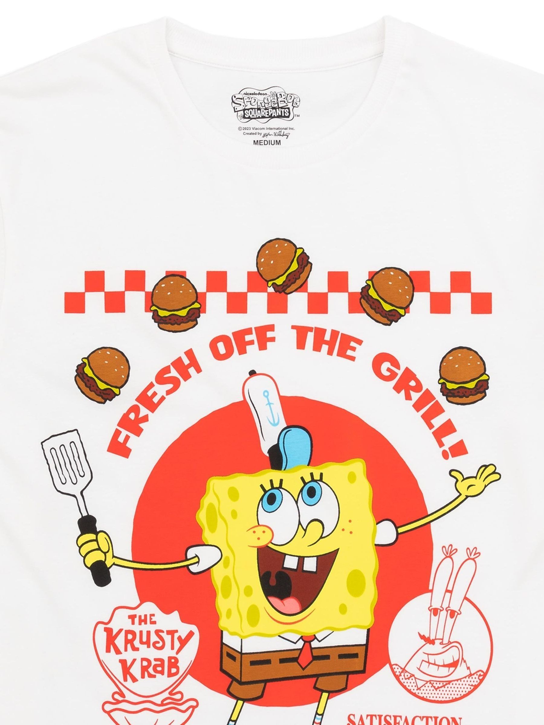 Buy Vanilla Underground White Mens Spongebob Short Pyjamas From The Buy Vanilla Underground White Mens Spongebob Short Pyjamas From The