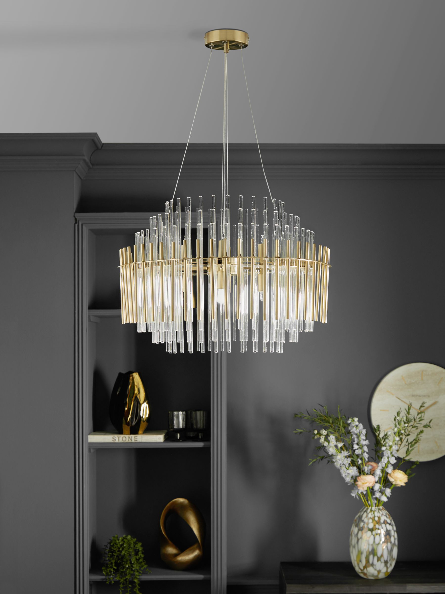 Buy Brass Arundel 8 Light Chandelier Light from Next Ireland