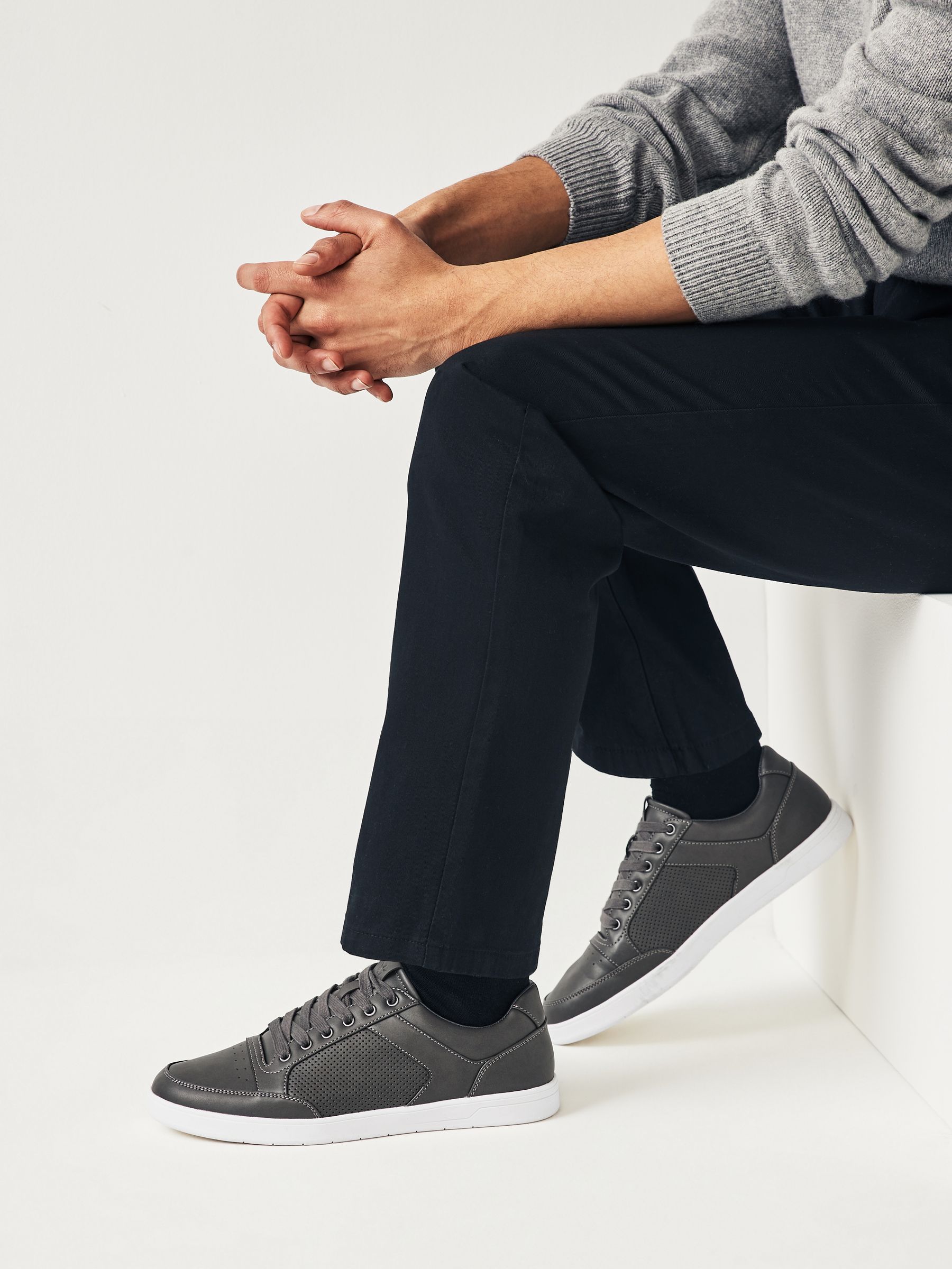 Buy Grey Smart Casual Trainers from Next United Arab Emirates