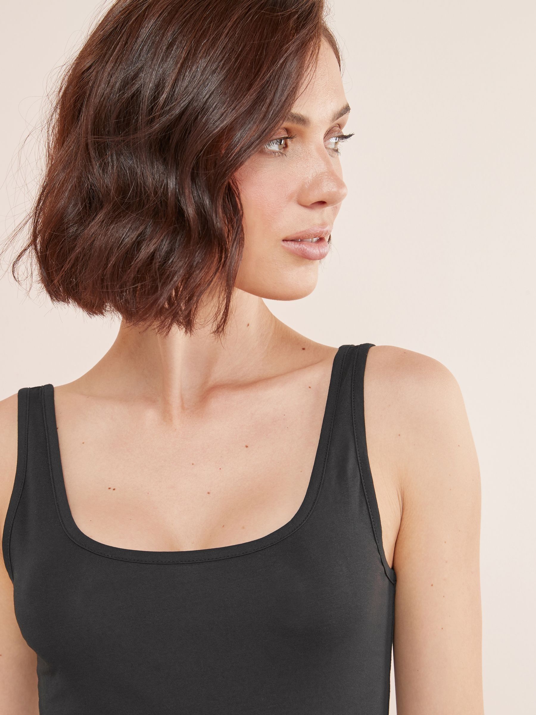 Buy Black Thick Strap Vest from the Next UK online shop