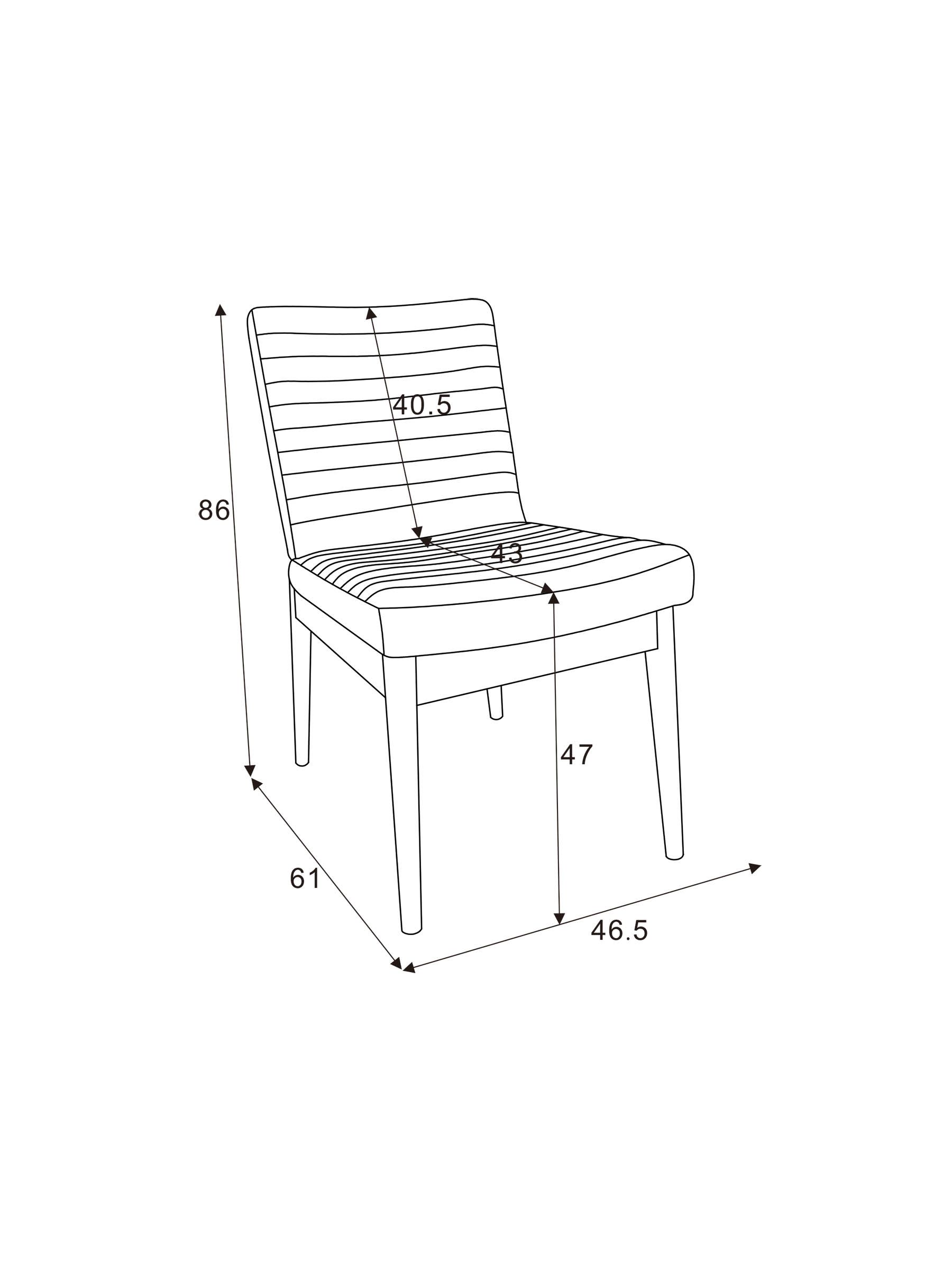 Buy Set of 2 Tweedy Plain Light Natural Dark Wood Leg Atlas Dining ...