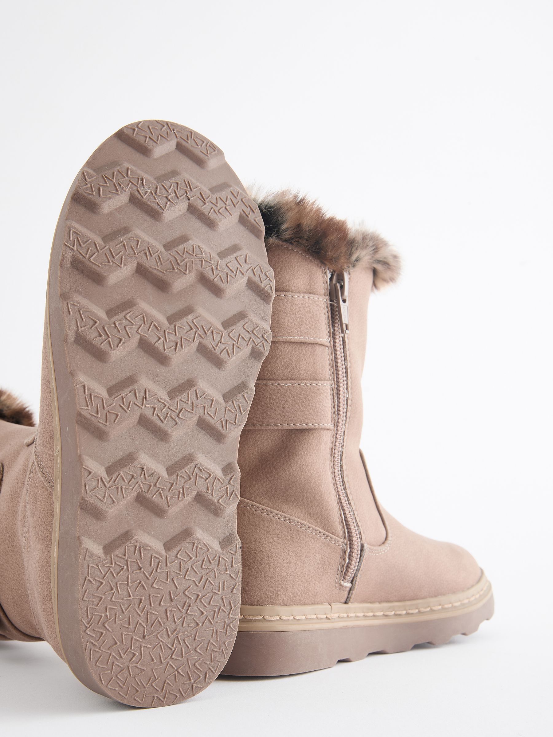 Buy Neutral Brown Wide Fit G Warm Lined Zip Boots From The Next UK buy-neutral-brown-wide-fit-g-warm-lined-zip-boots-from-the-next-uk