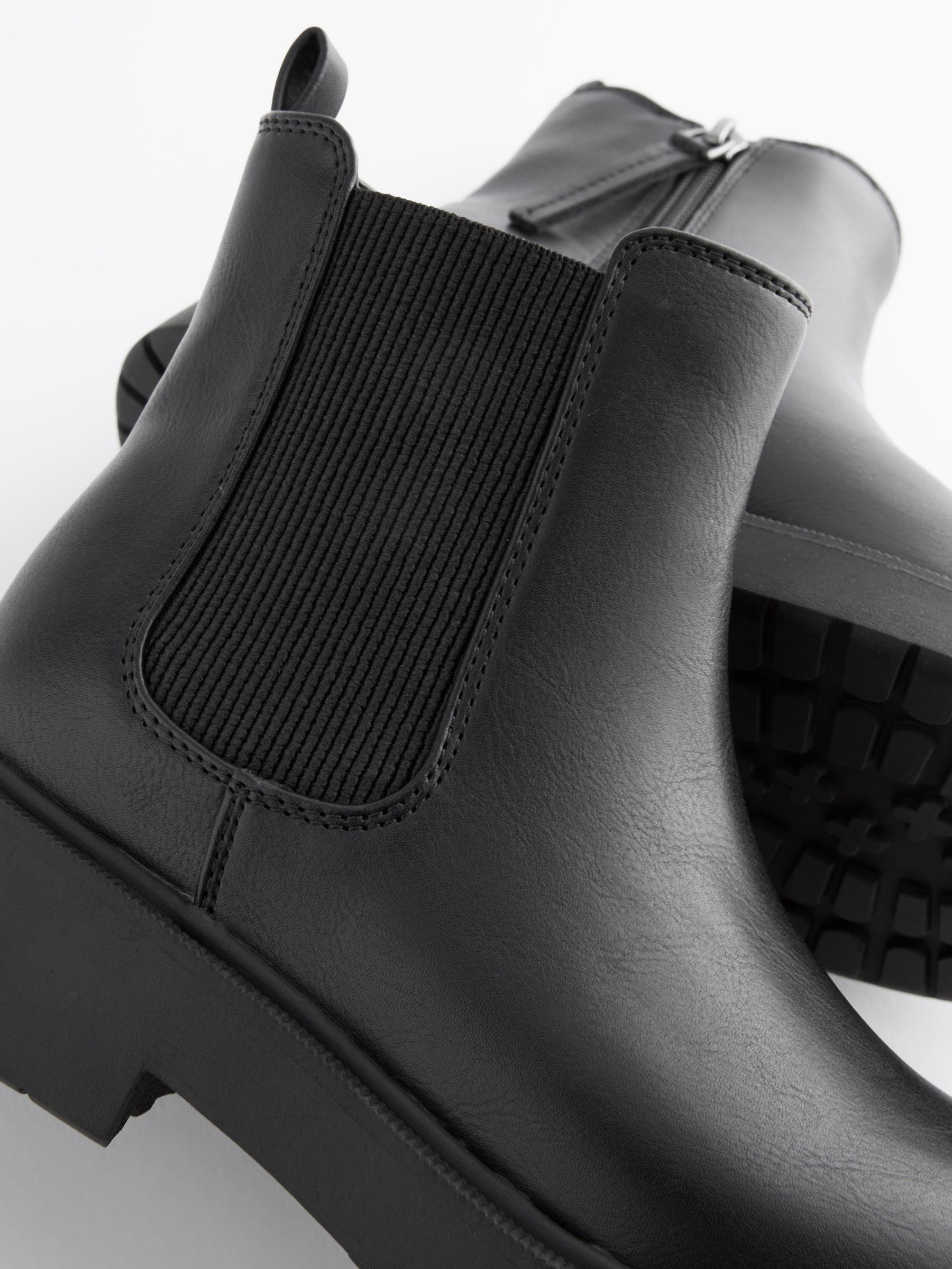Buy Matt Black Wide Fit (G) Chelsea Ankle Boots from the Next UK online ...