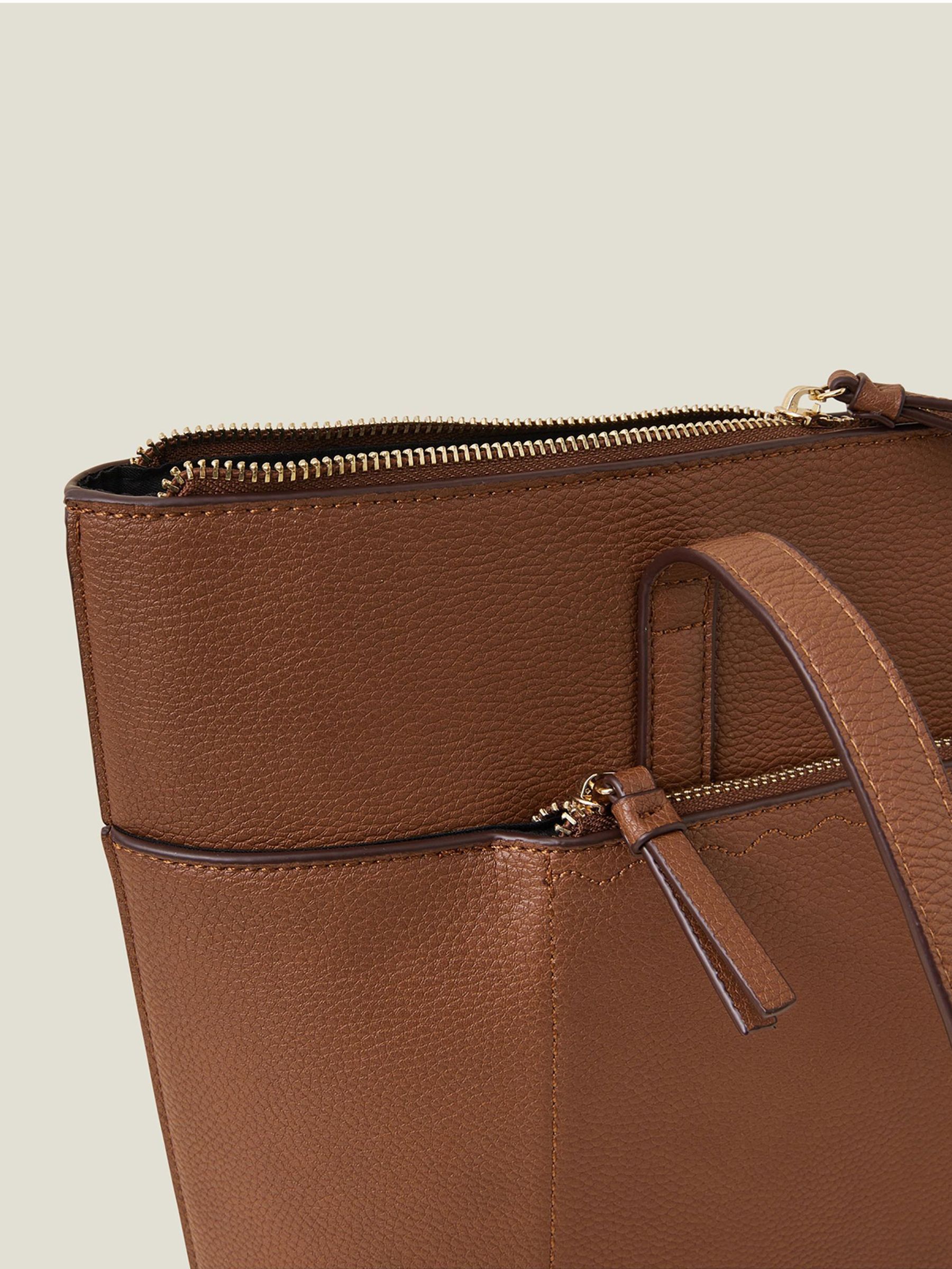 Buy Accessorize Brown Front Pocket Tote Bag from Next Ireland