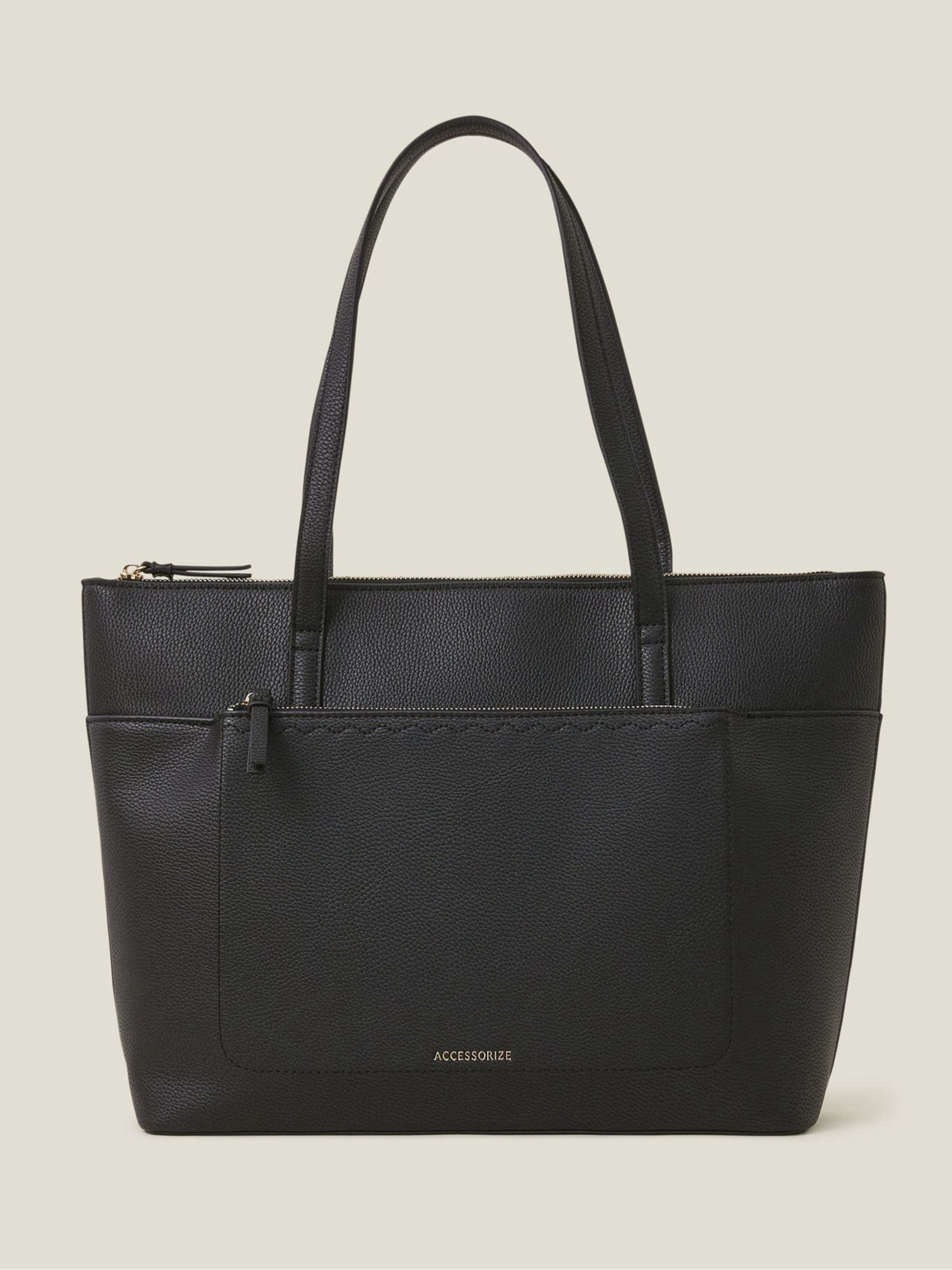 Buy Accessorize Black Front Pocket Tote Bag from the Next UK online shop