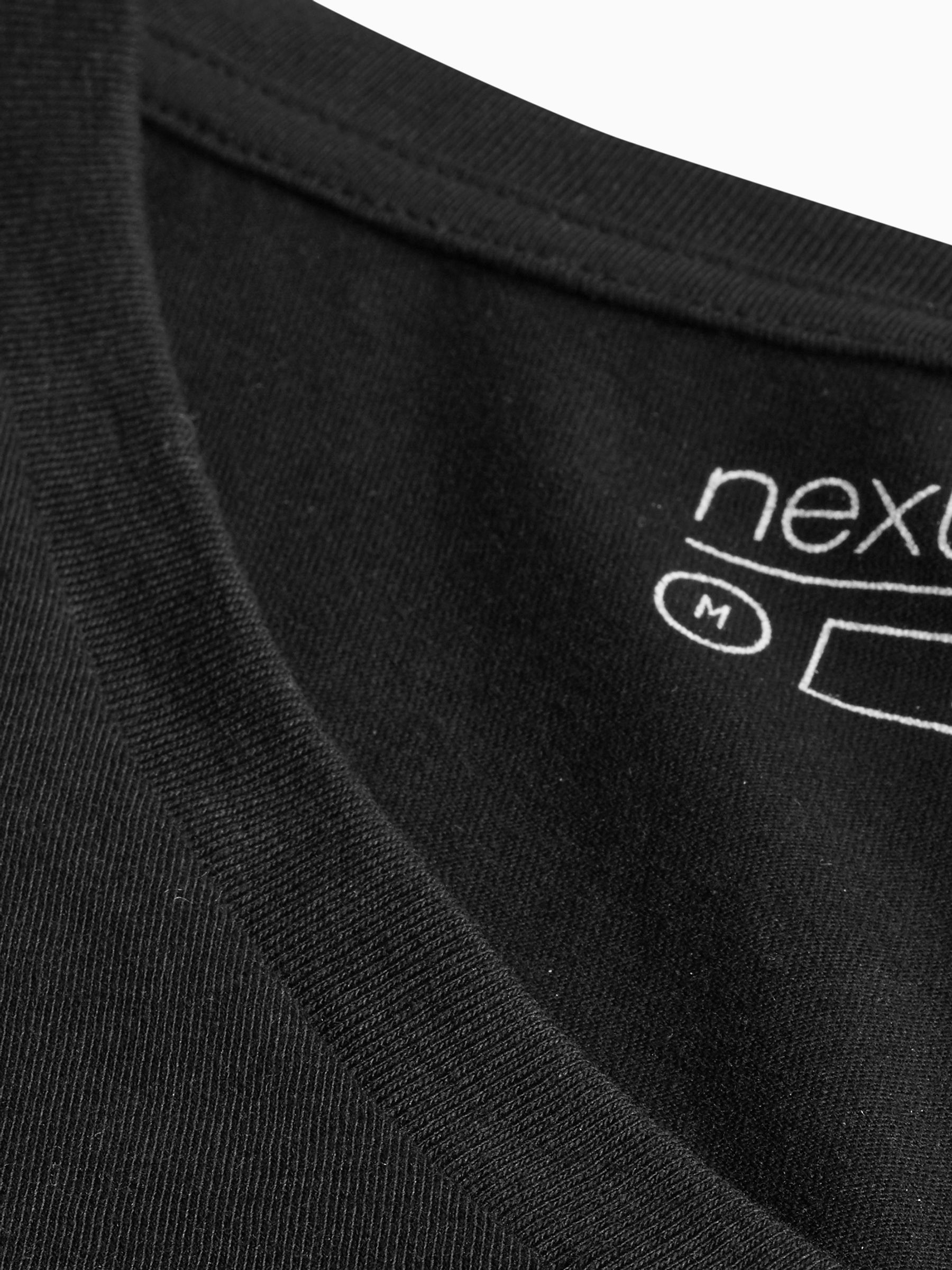 Buy Black Regular Fit Essential V-Neck T-Shirt from Next Saudi Arabia