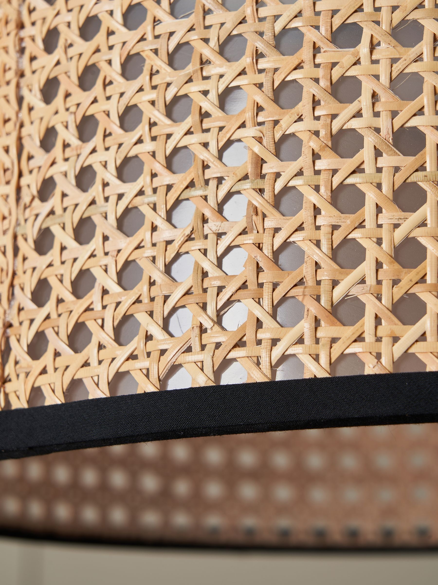 Buy BHS Natural Cane Cylinder Easy Fit Shade from the Next UK online shop