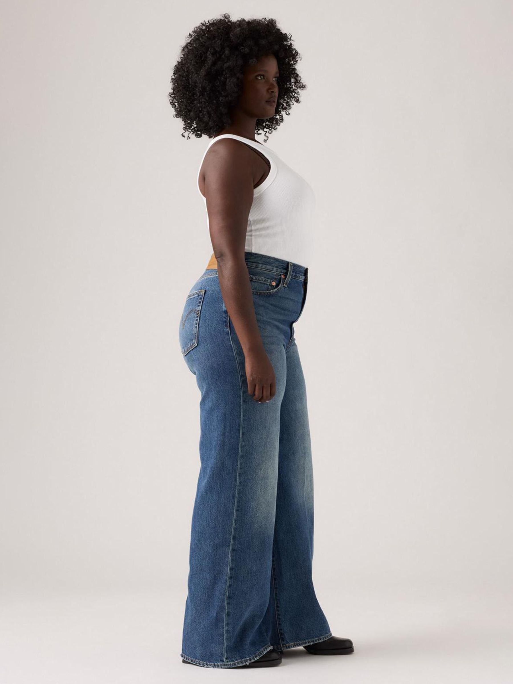 Buy Levi's® Polar Perimiter Ribcage Wide Leg Jeans from the Next UK ...
