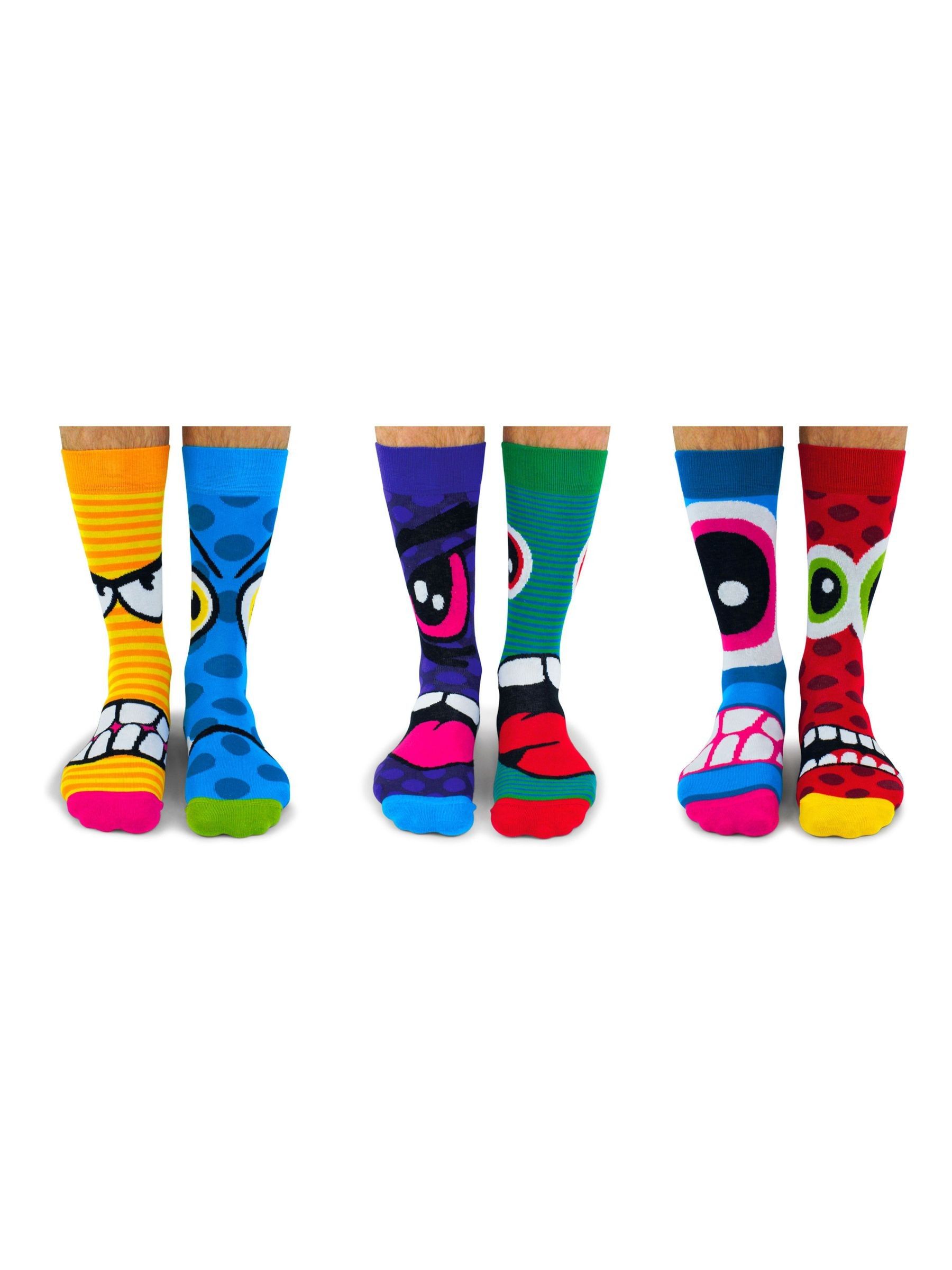 Buy United Odd Socks Multi Stress Heads Stress Heads Socks from the ...