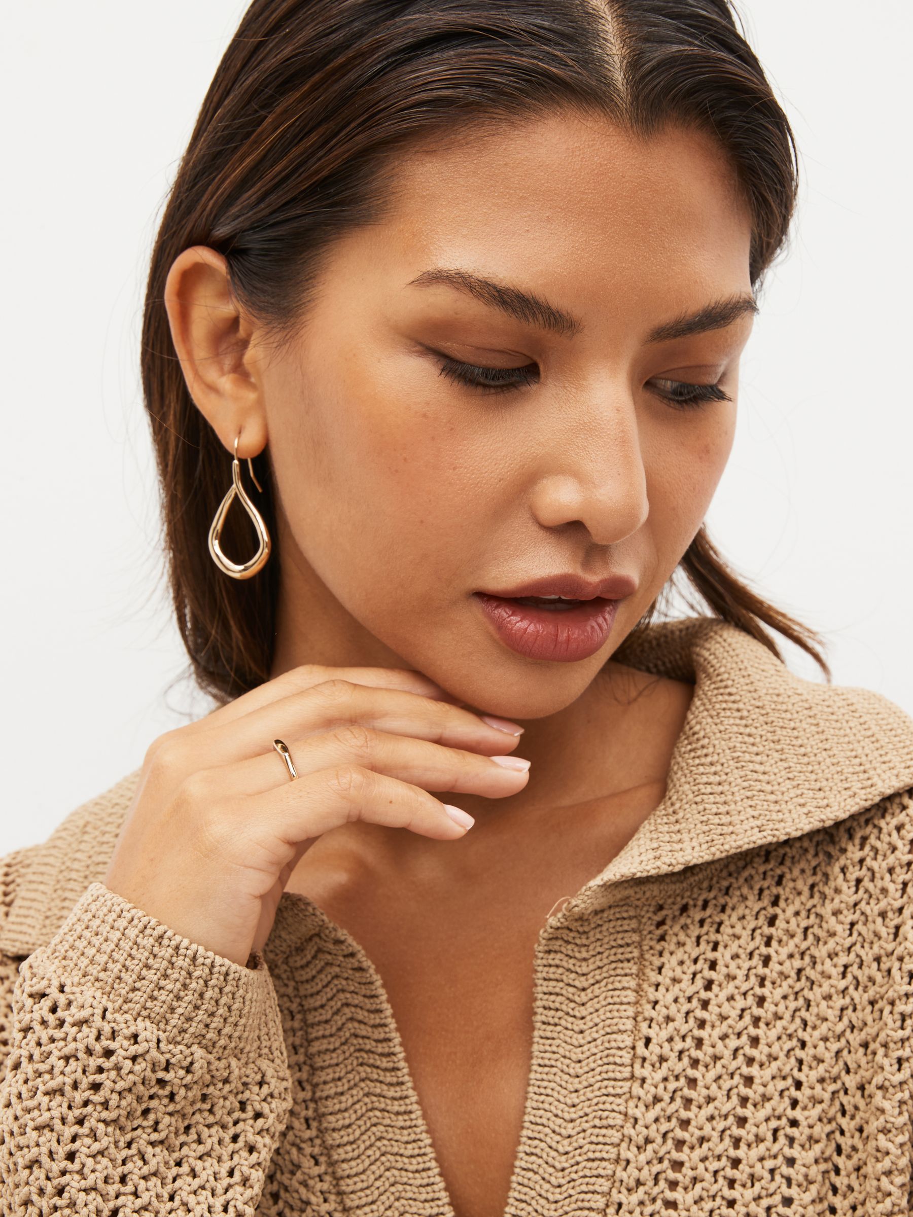 Buy Gold Tone Tear Drop Earrings from the Next UK online shop
