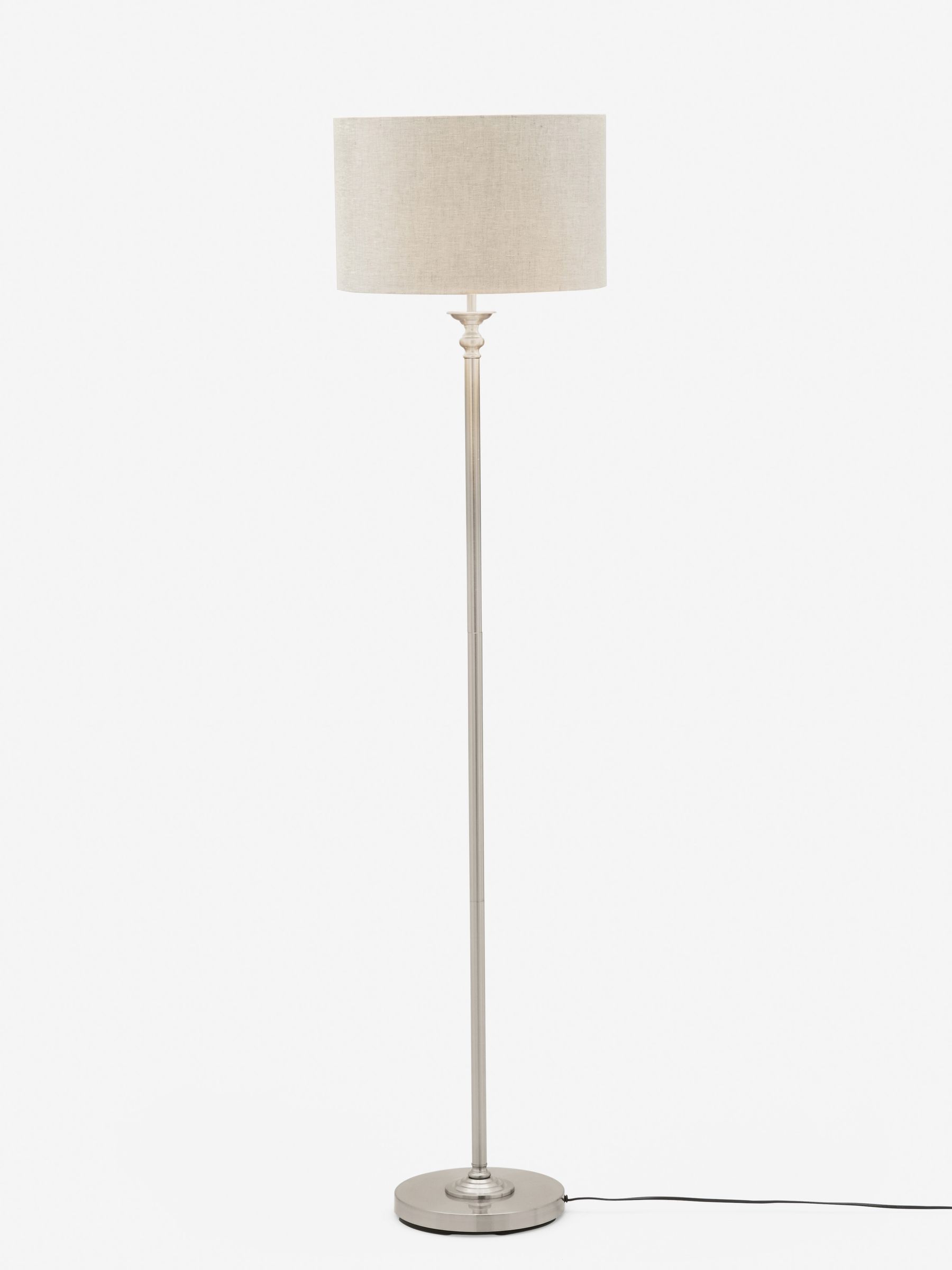 Buy Brushed Nickel Burford Floor Lamp from the Next UK online shop