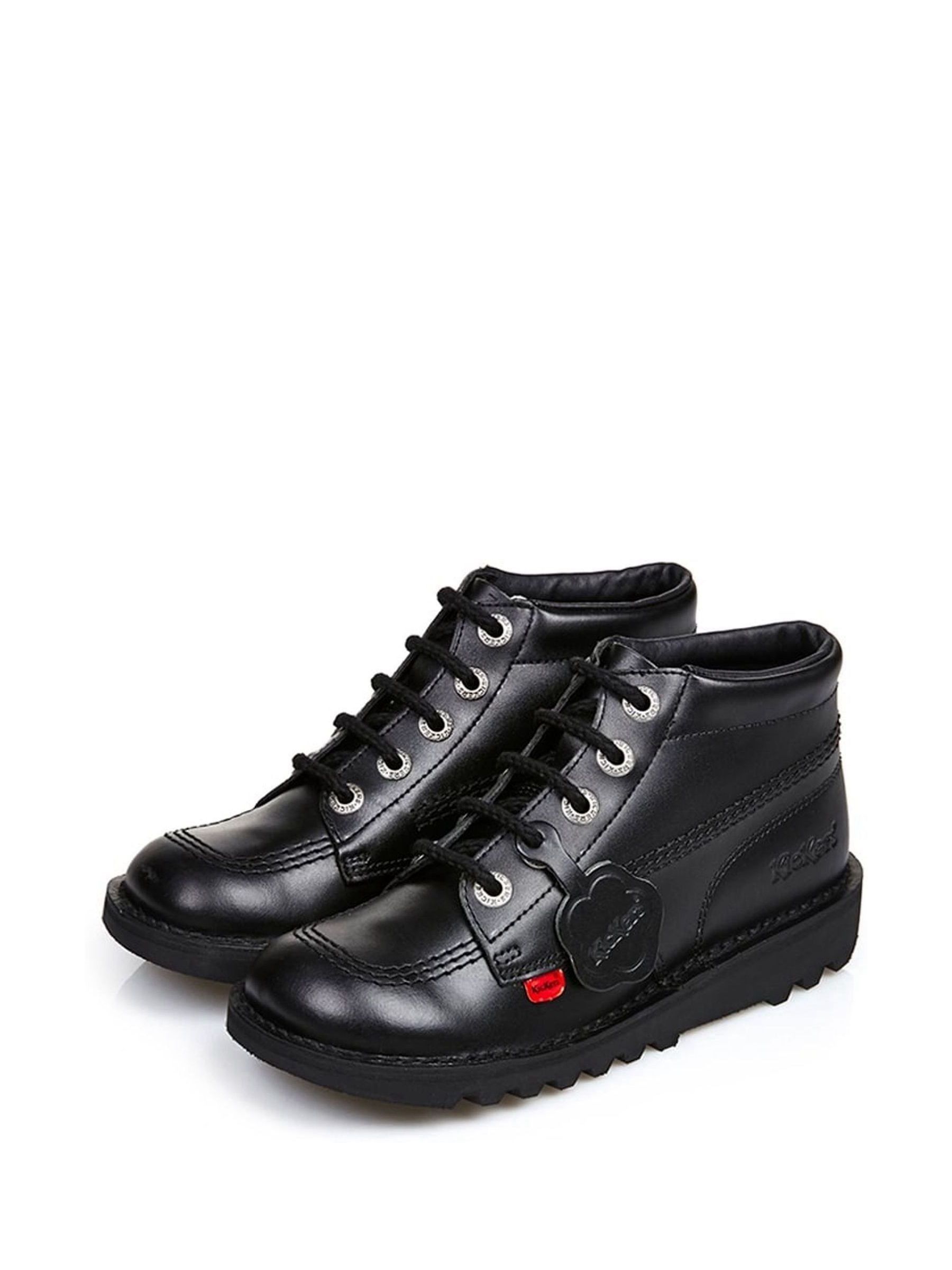 Buy Kickers Black Youth Kick Hi Leather Shoes from the Next UK online shop