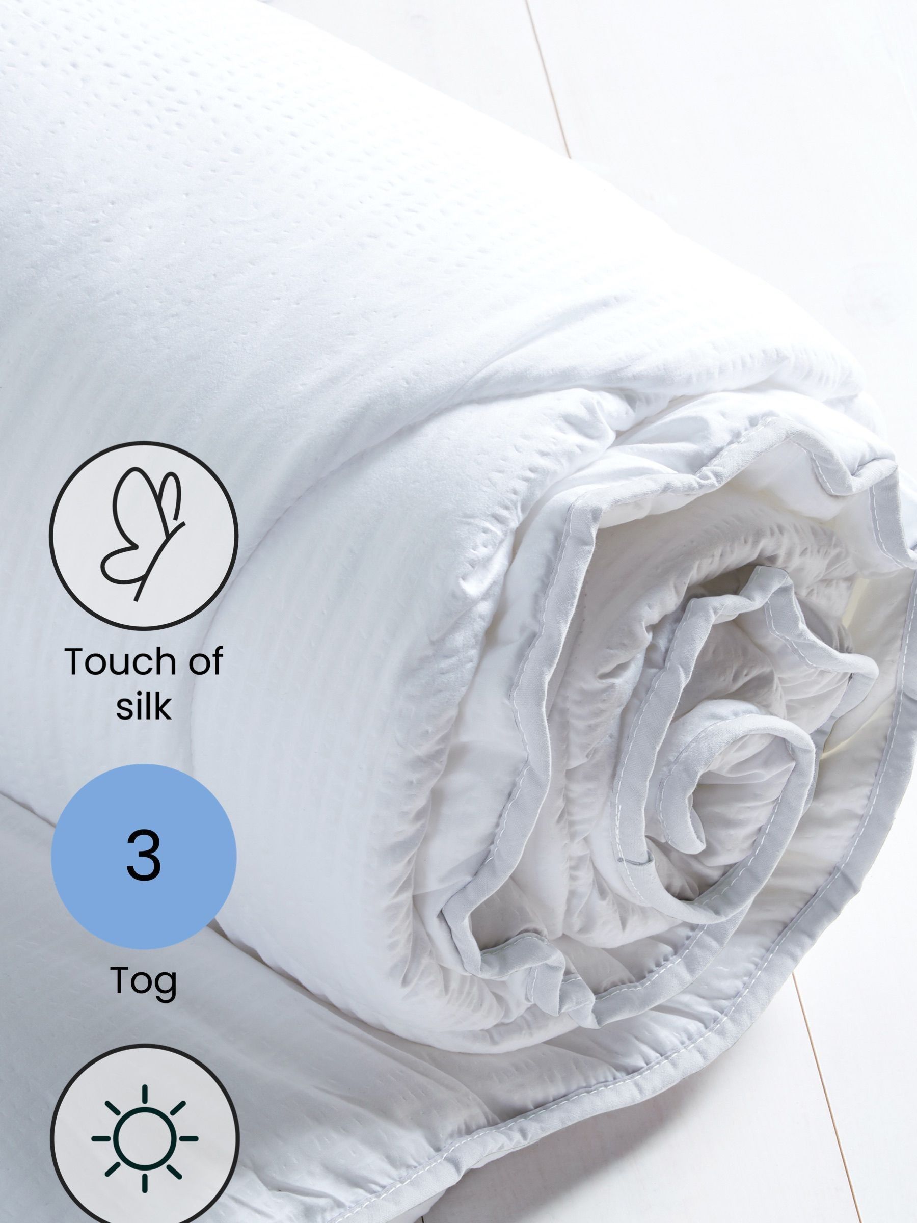Buy Sleep In Silk 3 Tog Duvet from the Next UK online shop