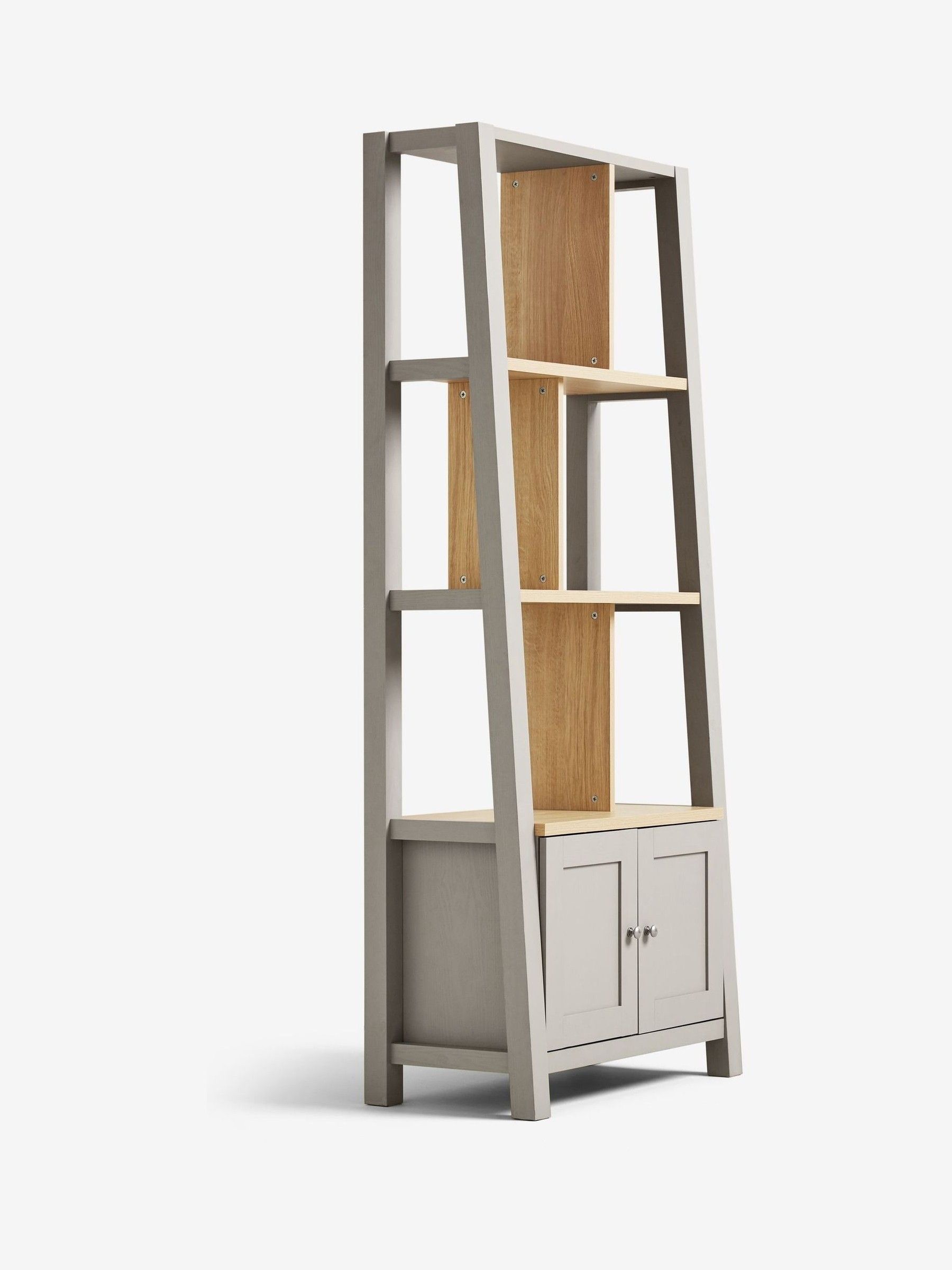 Buy Dove Grey Malvern Oak Effect Storage Ladder Shelf from Next Ireland