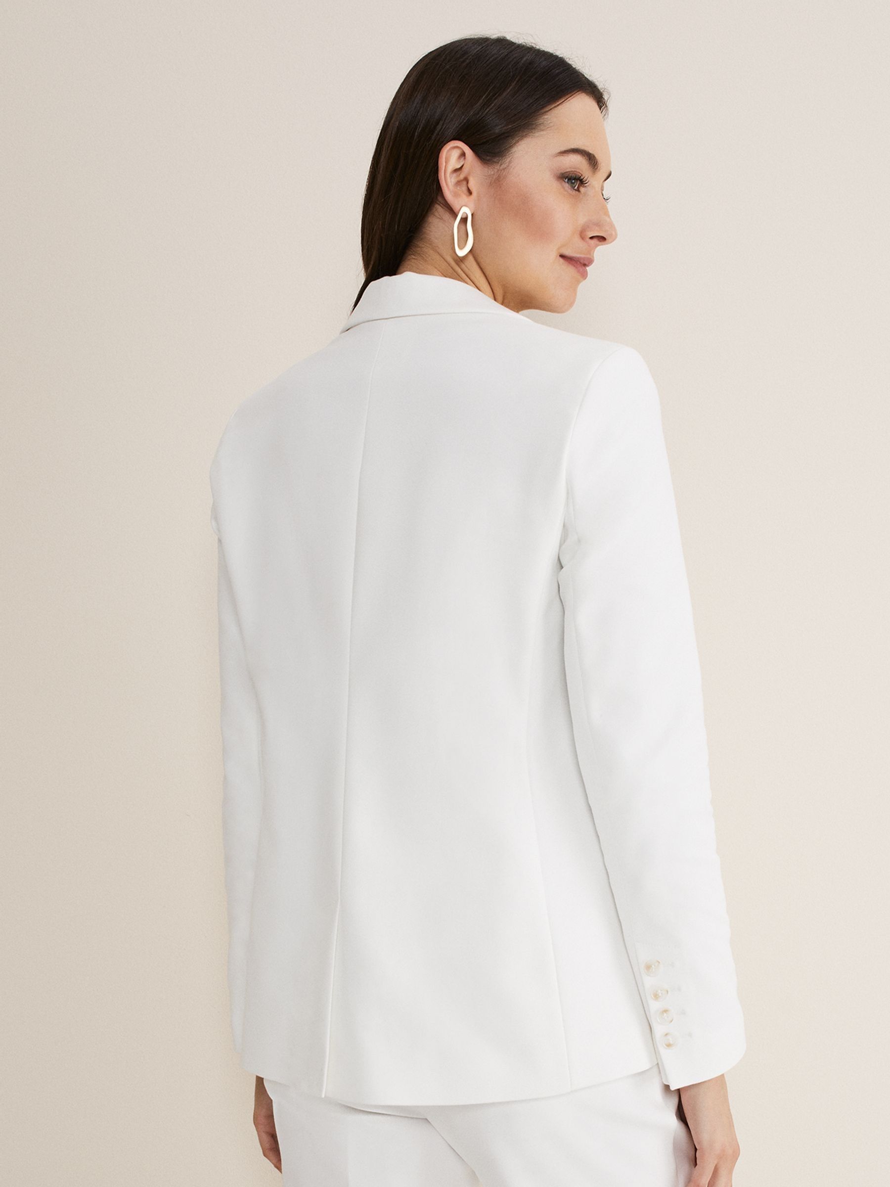 Buy Phase Eight White Ulrica Blazer from the Next UK online shop