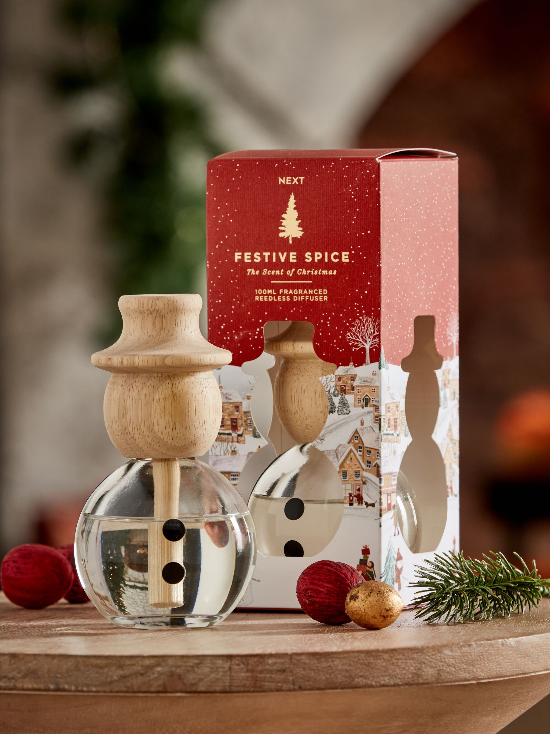 Buy Festive Spice Fragranced Christmas 100ml Reedless Diffuser from the ...