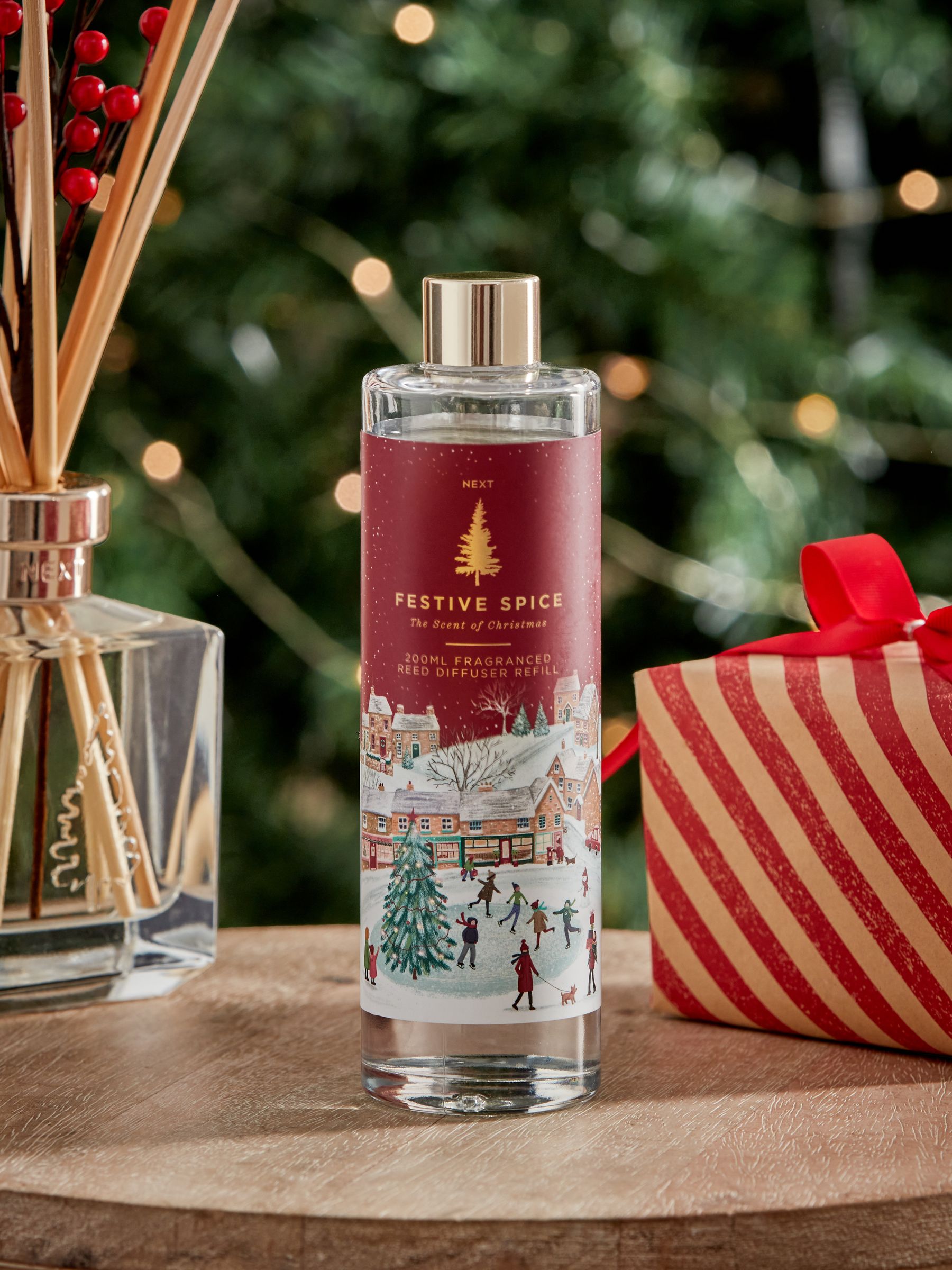 Buy Festive Spice Fragranced 200ml Reed Refill Christmas Diffuser from ...