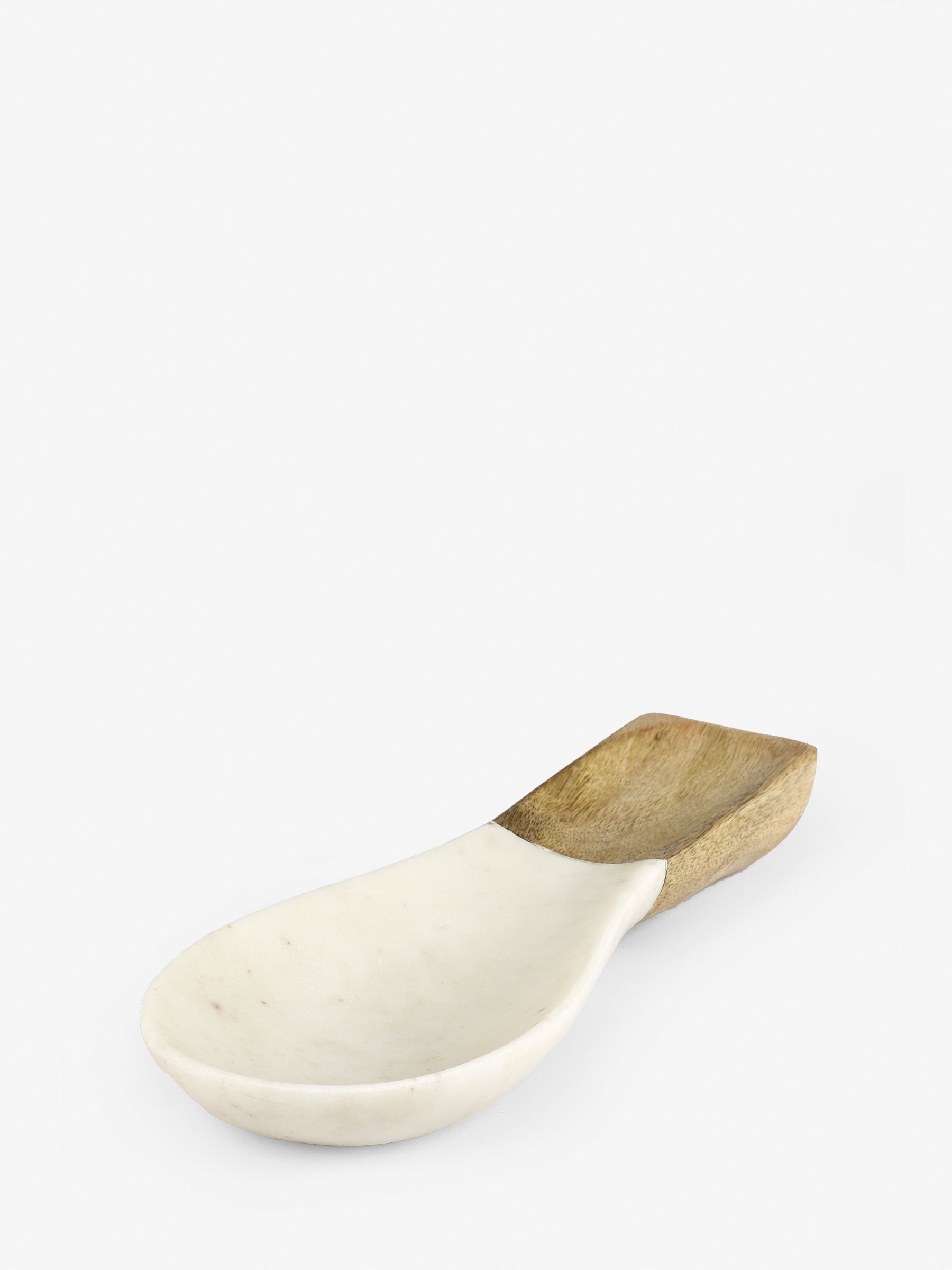 Buy White Marble and Wood Spoon Rest from the Next UK online shop