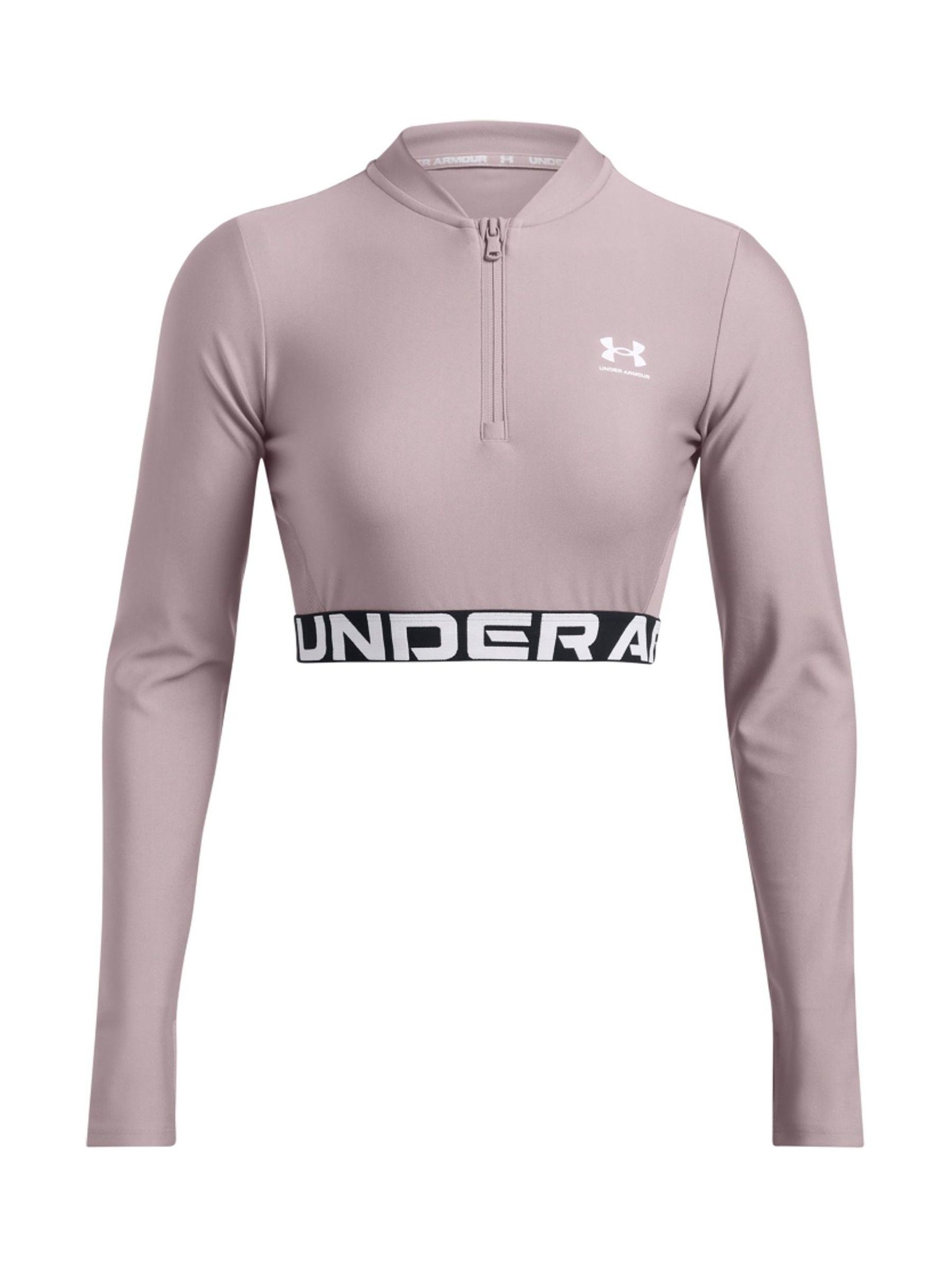 Buy Under Armour Grey Heat Gear Rib 1/4 Zip Sweat Top from the Next UK ...