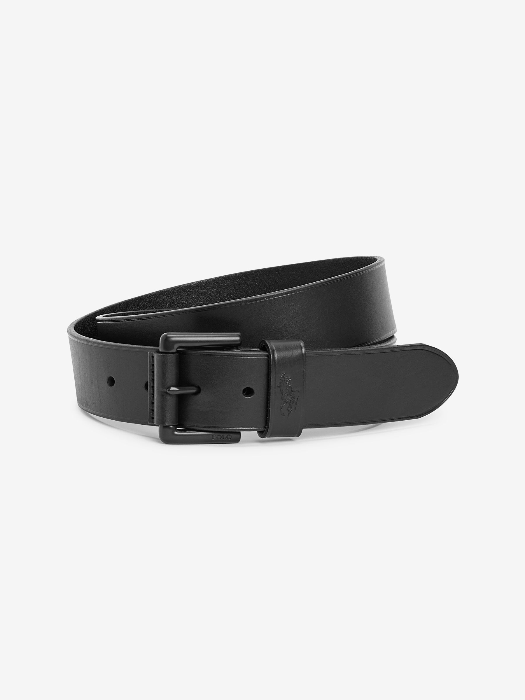 Buy Polo Ralph Lauren Black Ground Leather Pony Player Belt from the ...