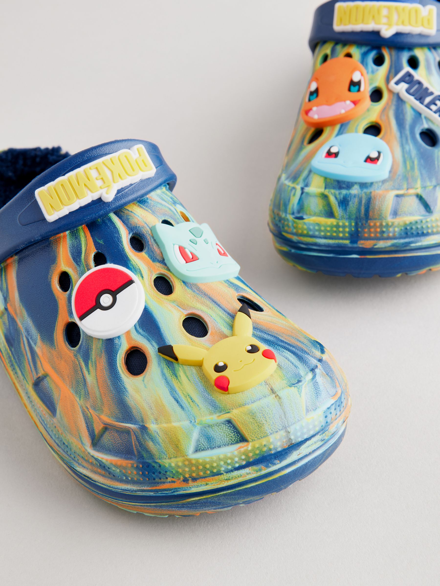 Buy Blue Marble Pokemon Warm Lined Slipper Clog from the Next UK online ...