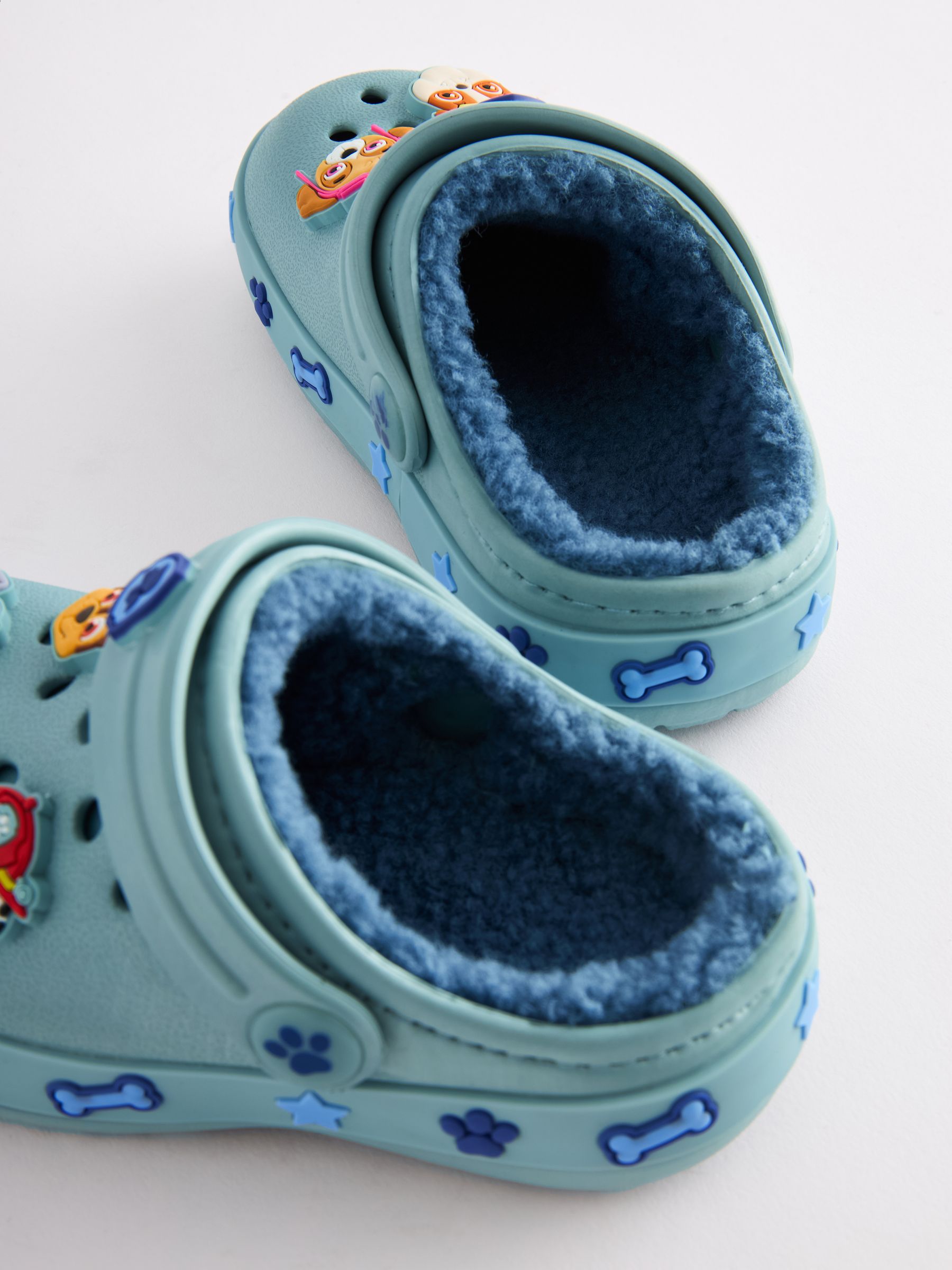 Buy Blue Borg Fleece Lined PAW Patrol Slipper Clogs from the Next UK ...