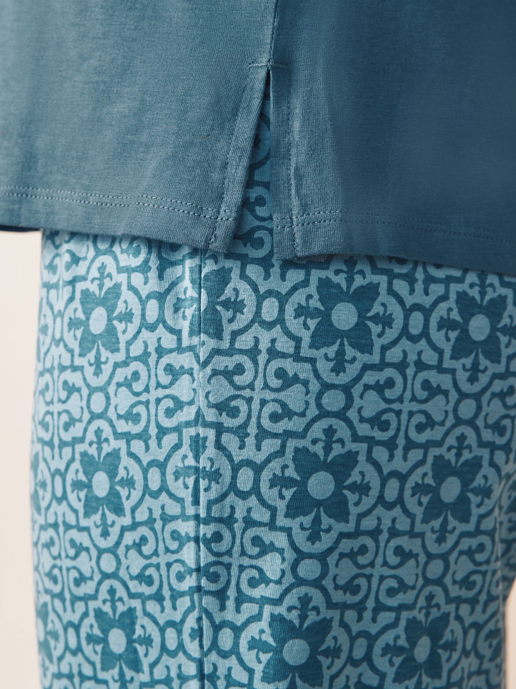 Buy Chambray Blue Geo Short Sleeve Pyjamas from the Next UK online shop