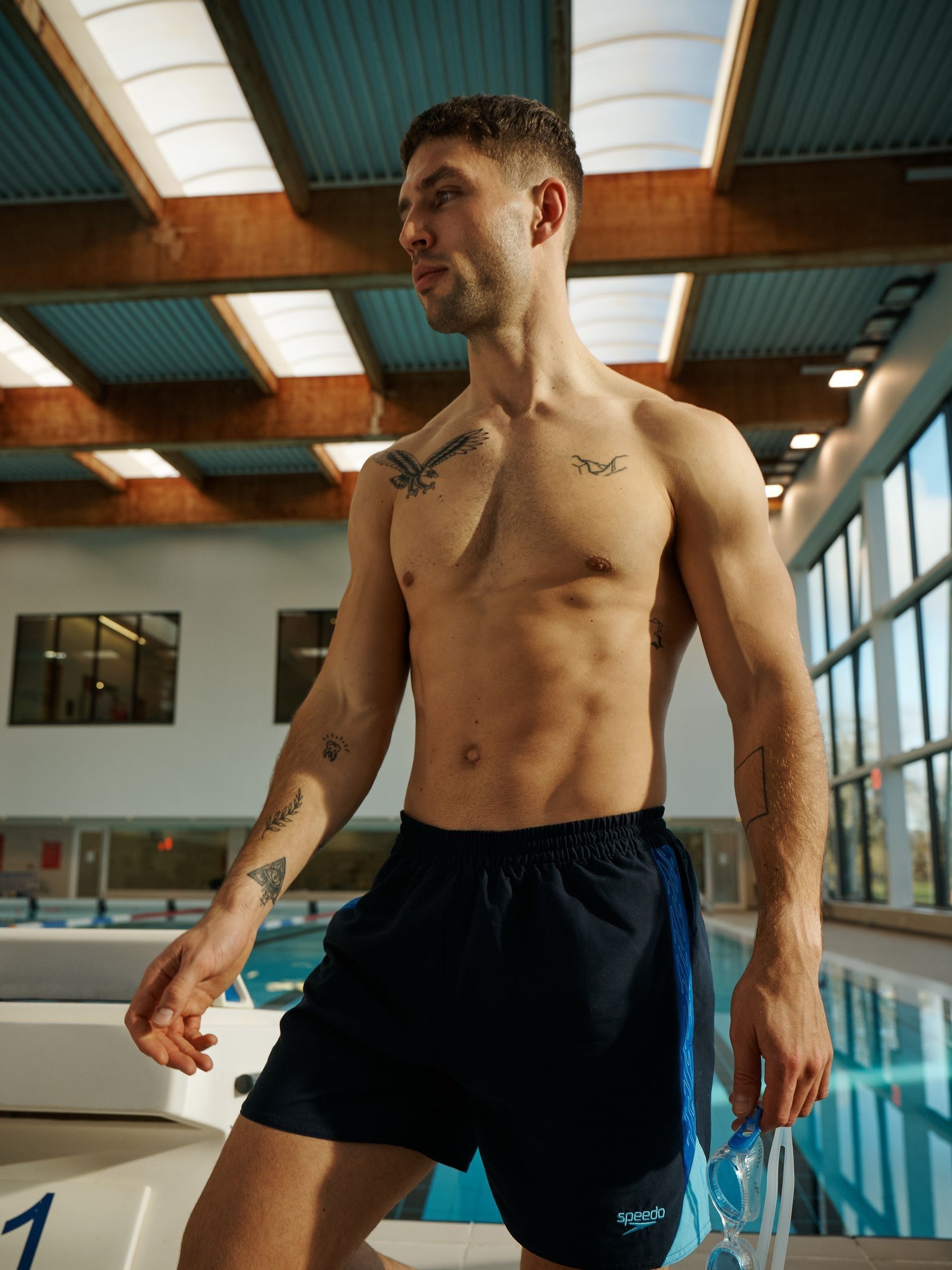 Buy Speedo Blue Mens HyperBoom Splice 16 Watershorts from the Next UK ...