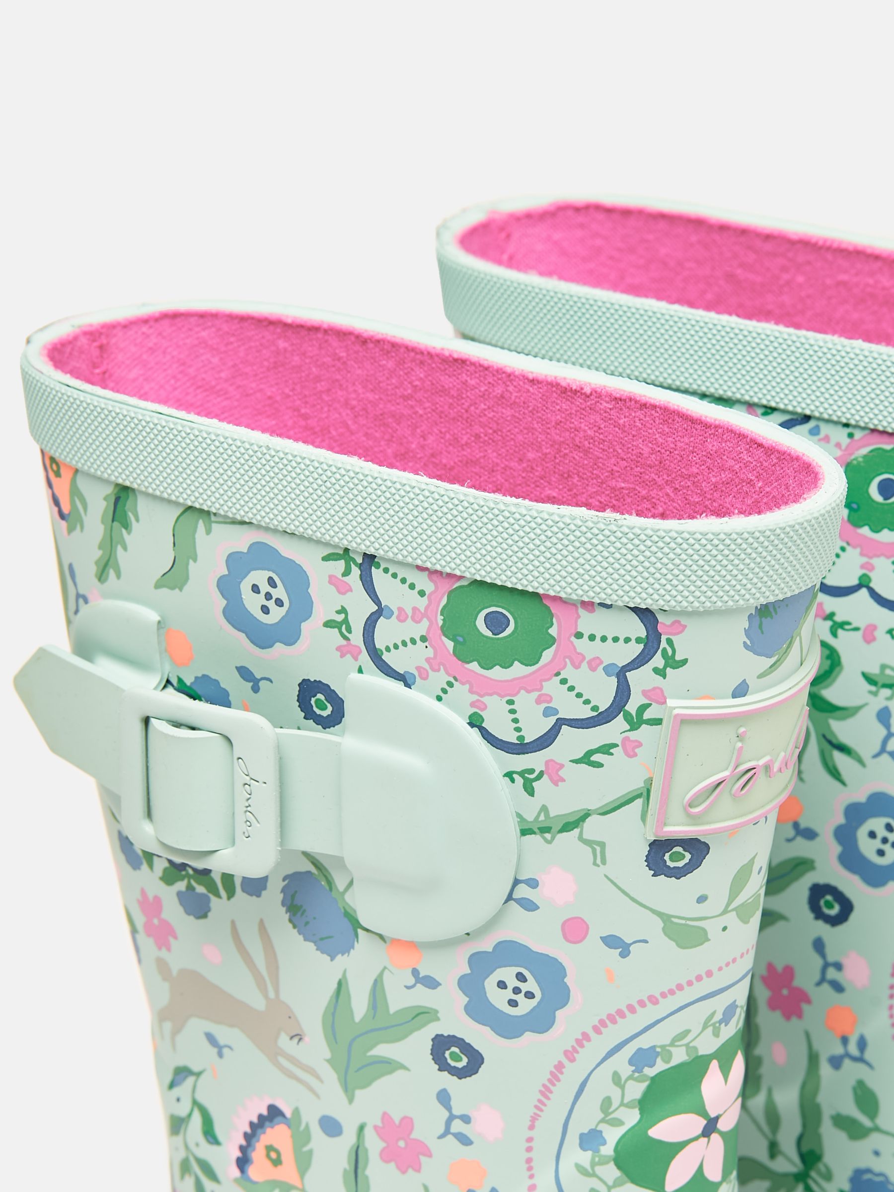 Buy Joules Kids' Teal Blue Printed Wellies from the Next UK online shop