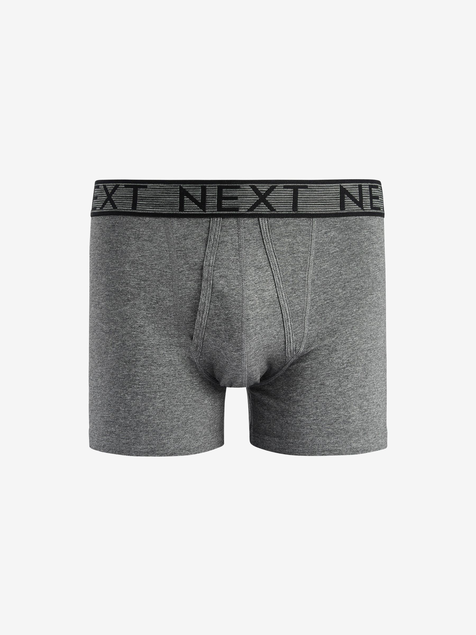 Buy Grey A-Front Boxers 10 Pack from the Next UK online shop