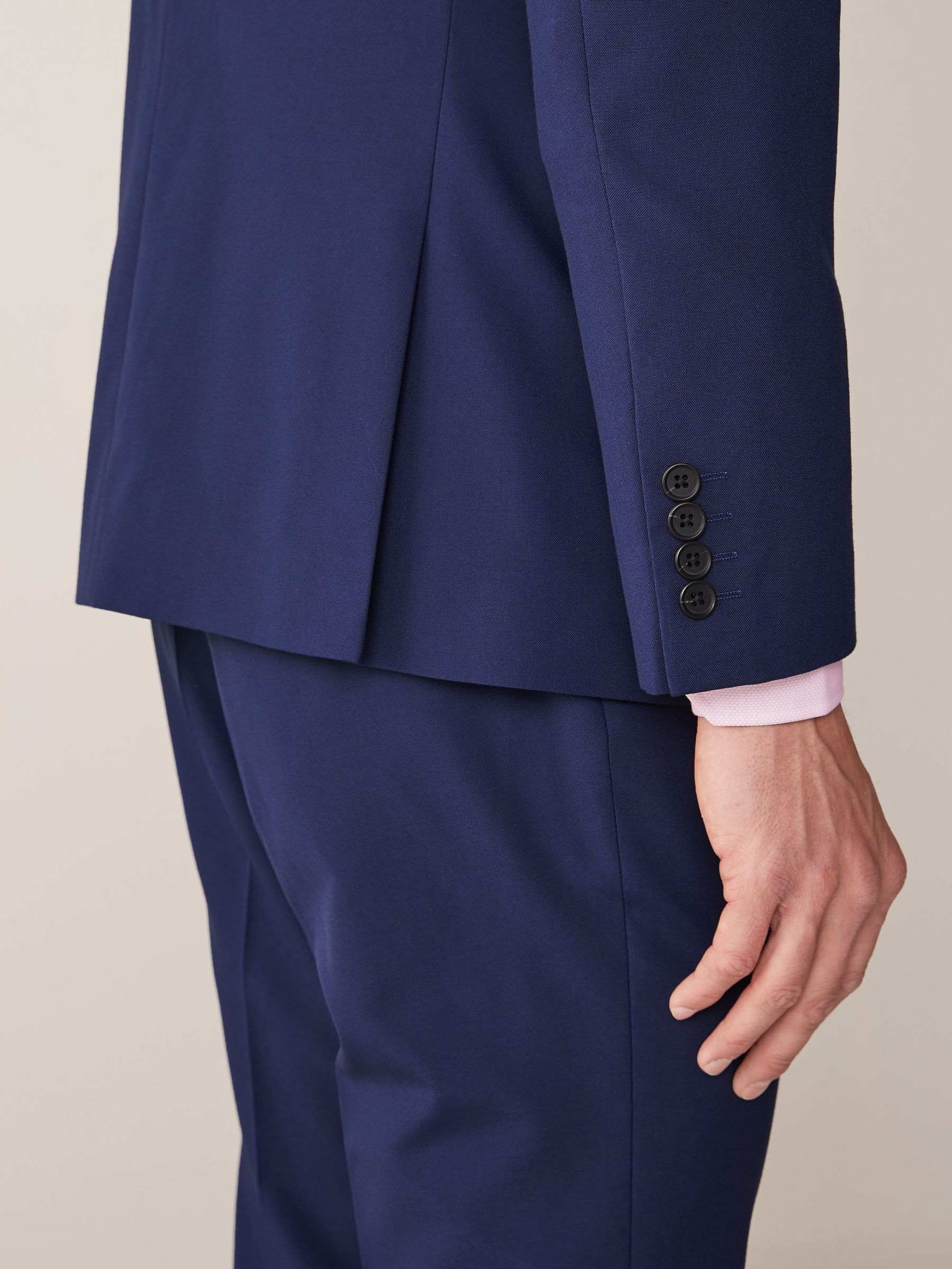 Buy Bright Blue Tailored Fit Two Button Suit Jacket from the Next UK ...
