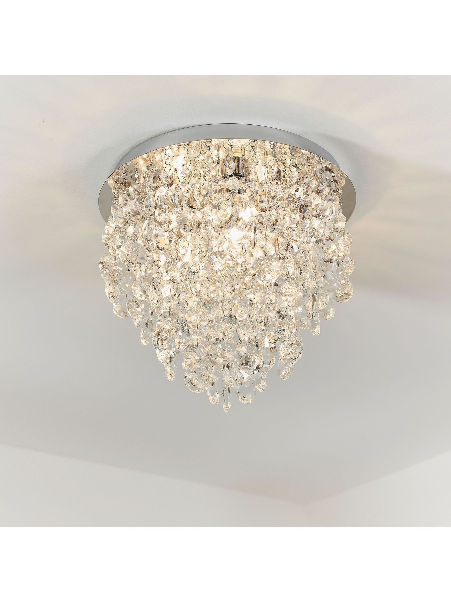 Buy Gallery Home Chrome Thompson Chrome Ceiling Light from the Next UK ...