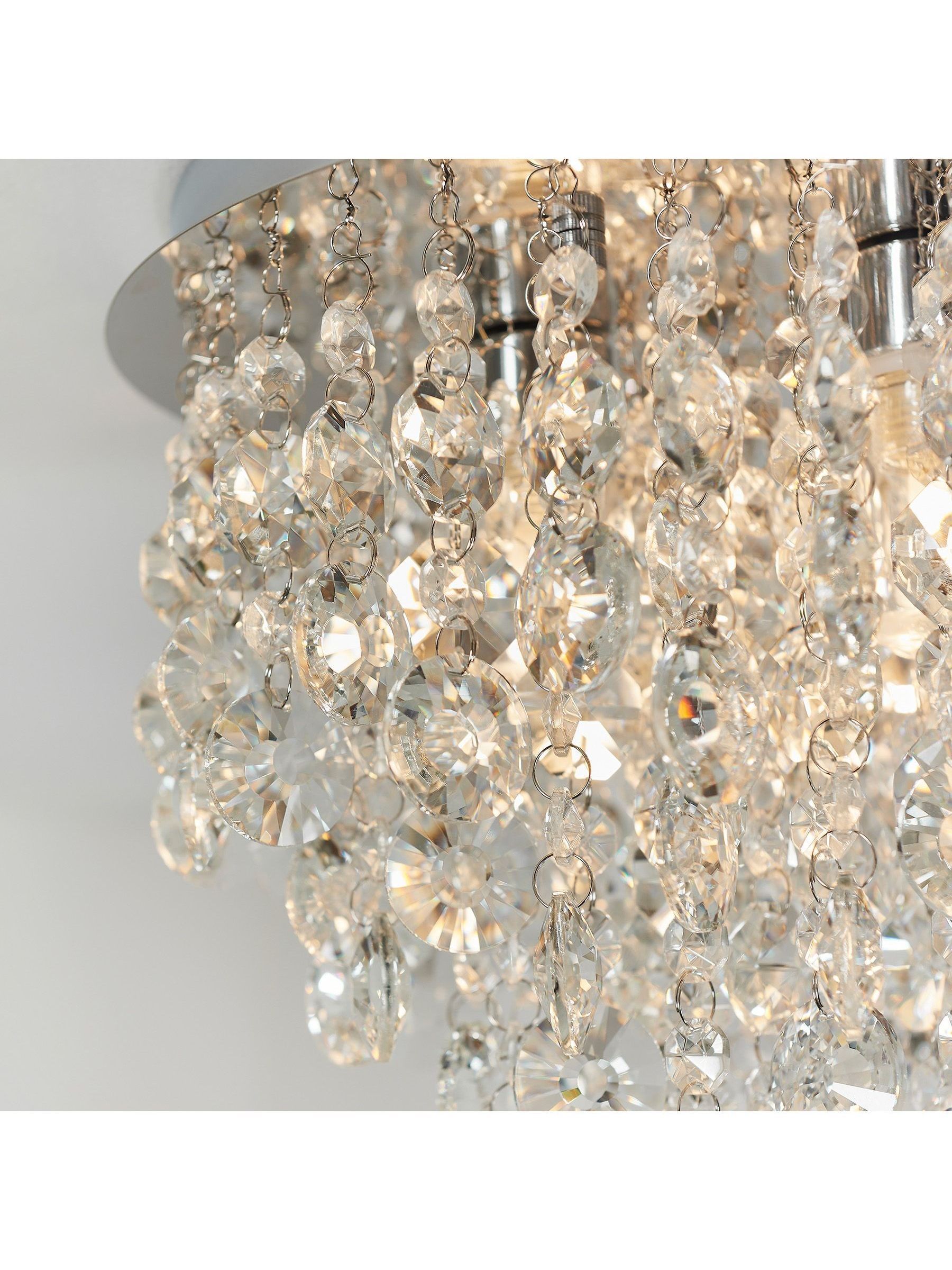 Buy Gallery Home Chrome Thompson Chrome Ceiling Light from the Next UK ...