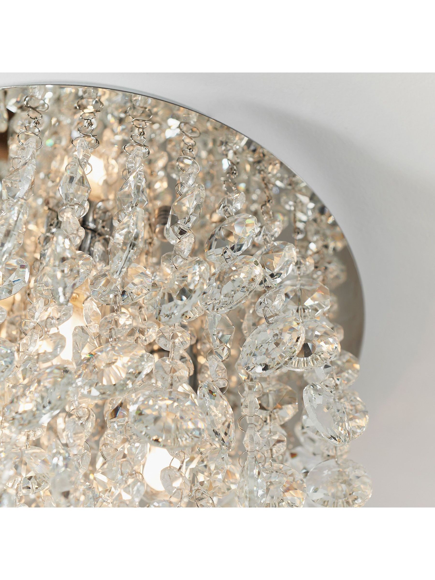 Buy Gallery Home Chrome Thompson Chrome Ceiling Light from the Next UK ...