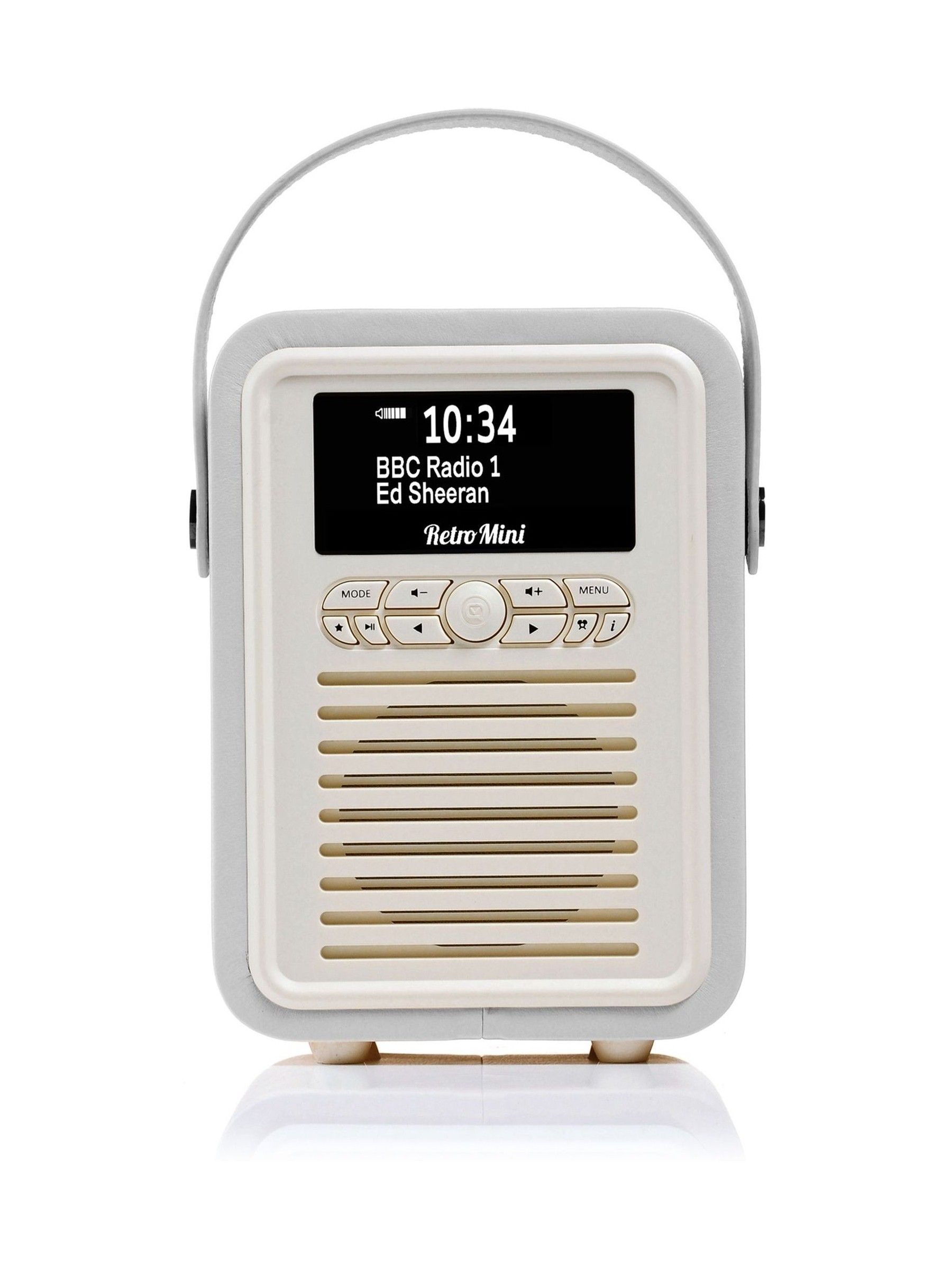 Buy VQ Light Grey Retro Mini DAB Radio from the Next UK online shop