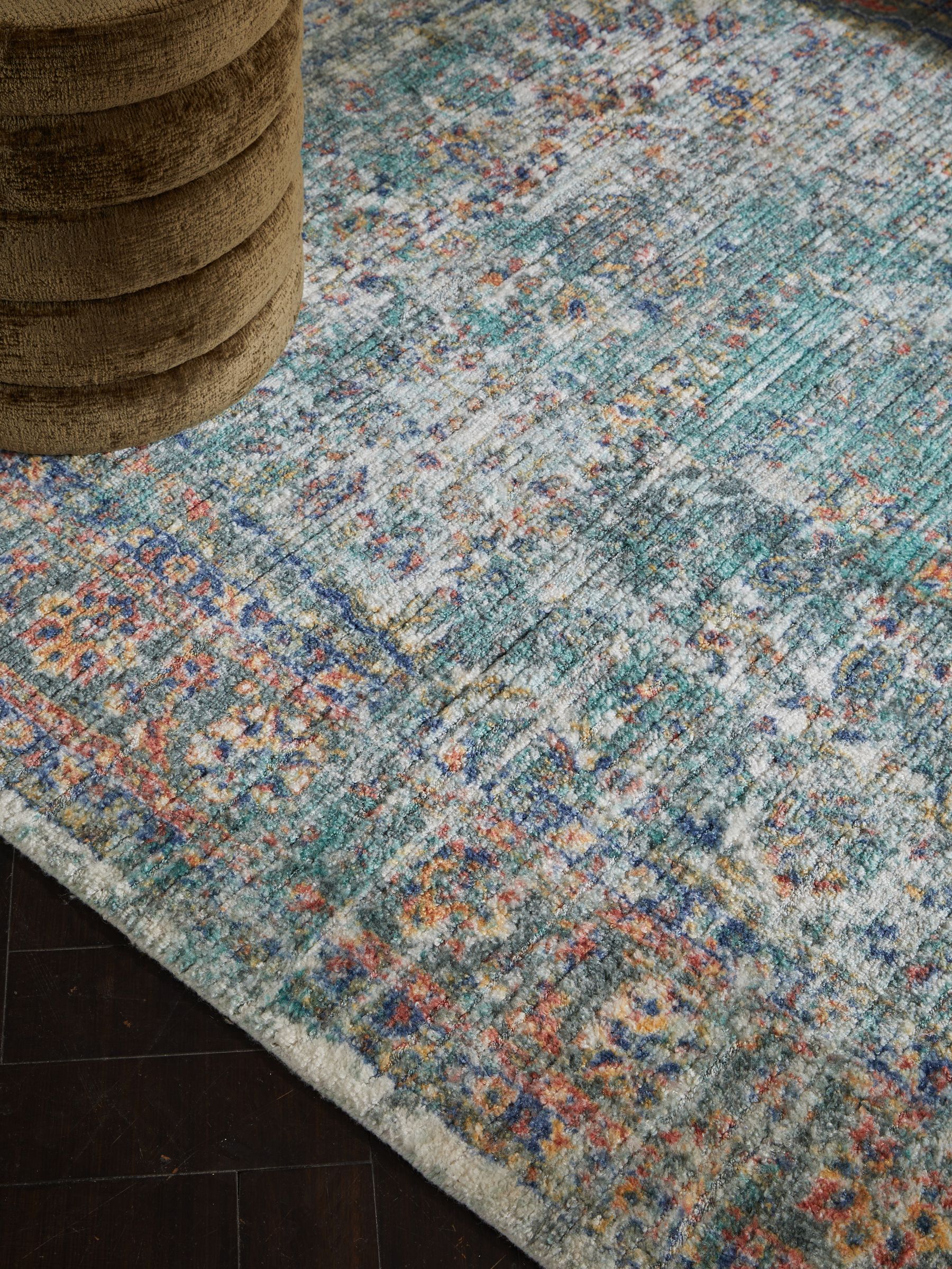 Buy Teal Blue Emporium Oriental Rug from the Next UK online shop