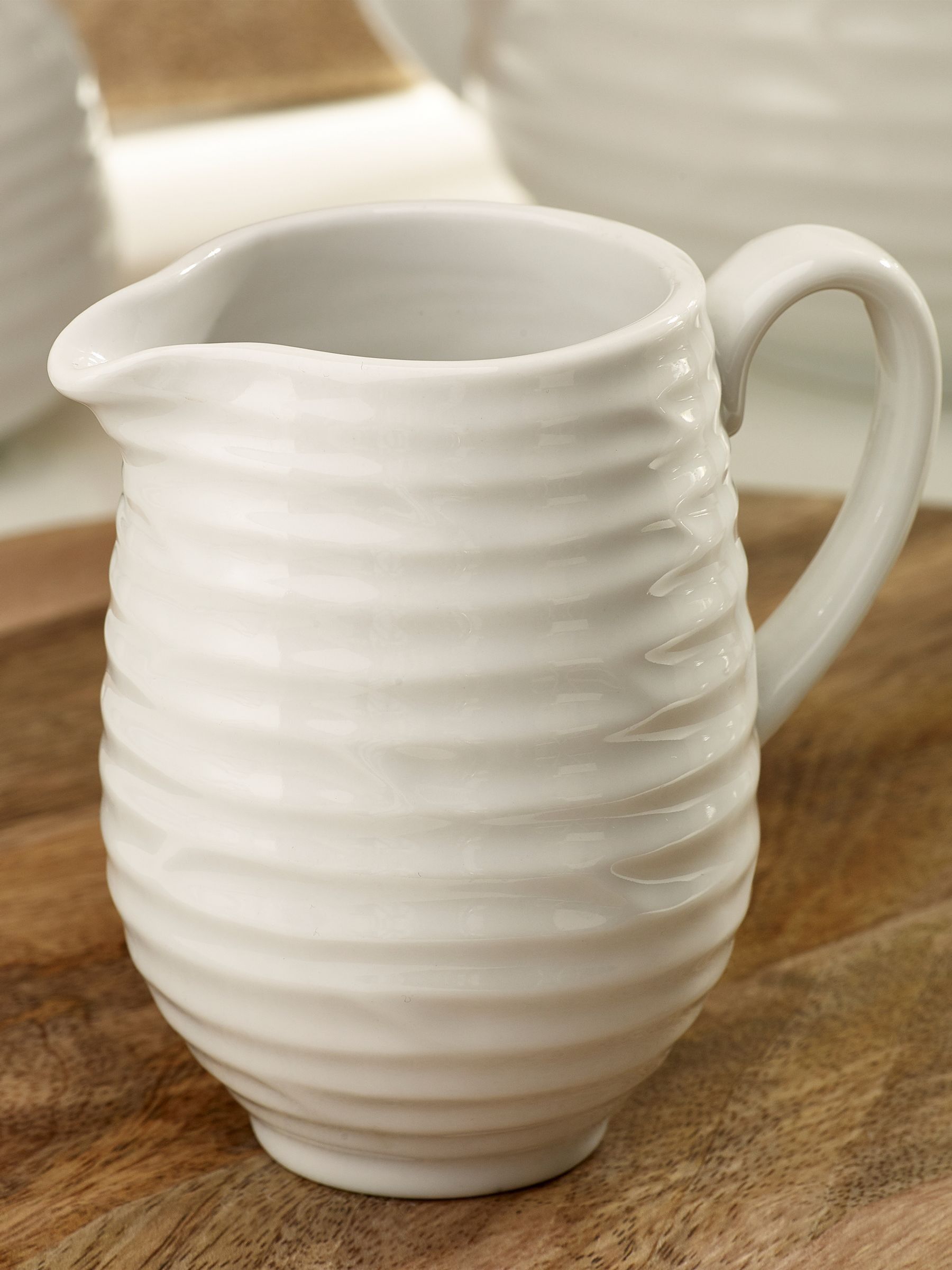 Buy White Malvern Embossed Milk Jug from the Next UK online shop
