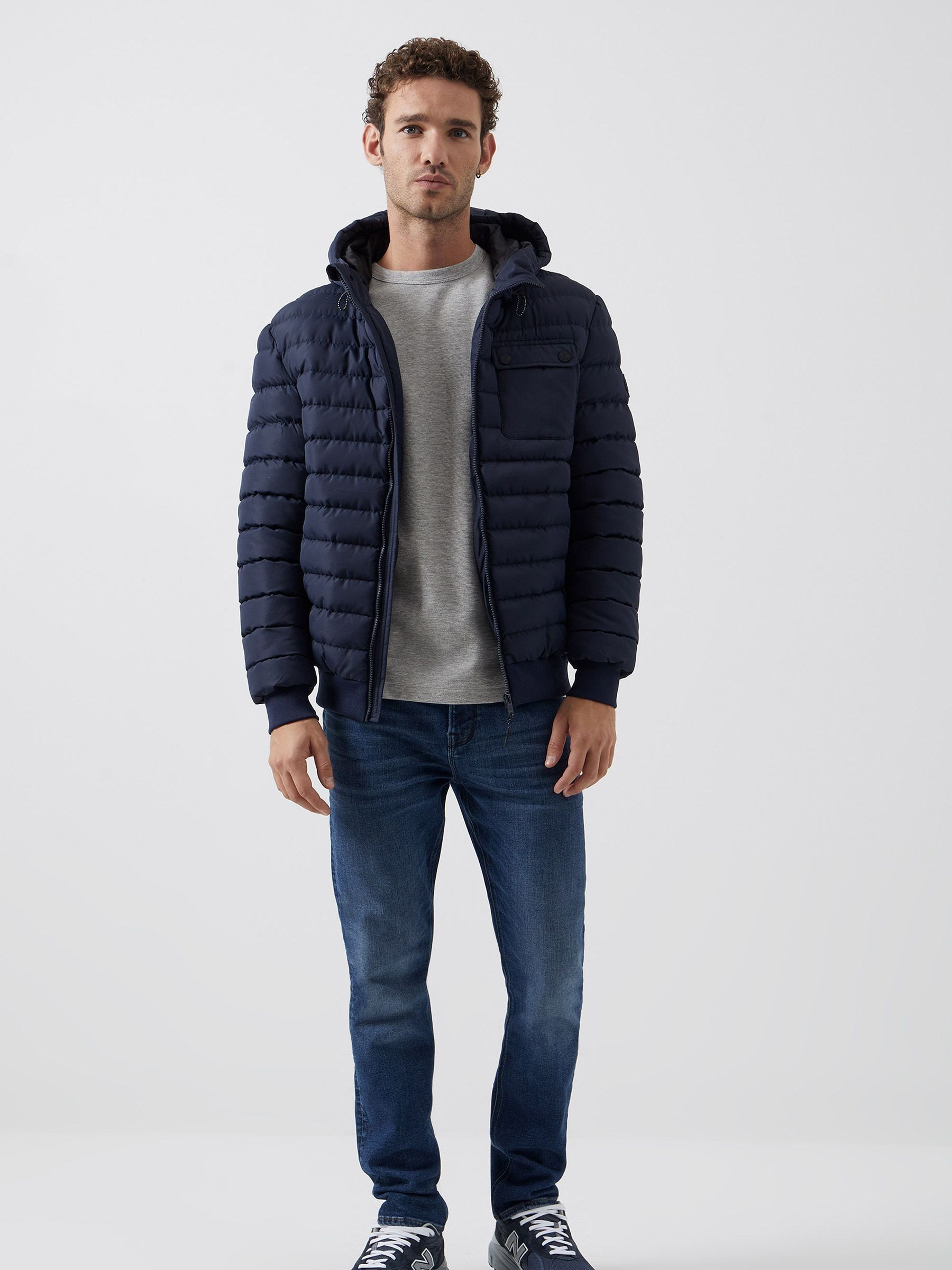 Buy French Connection Blue Row Jacket from the Next UK online shop