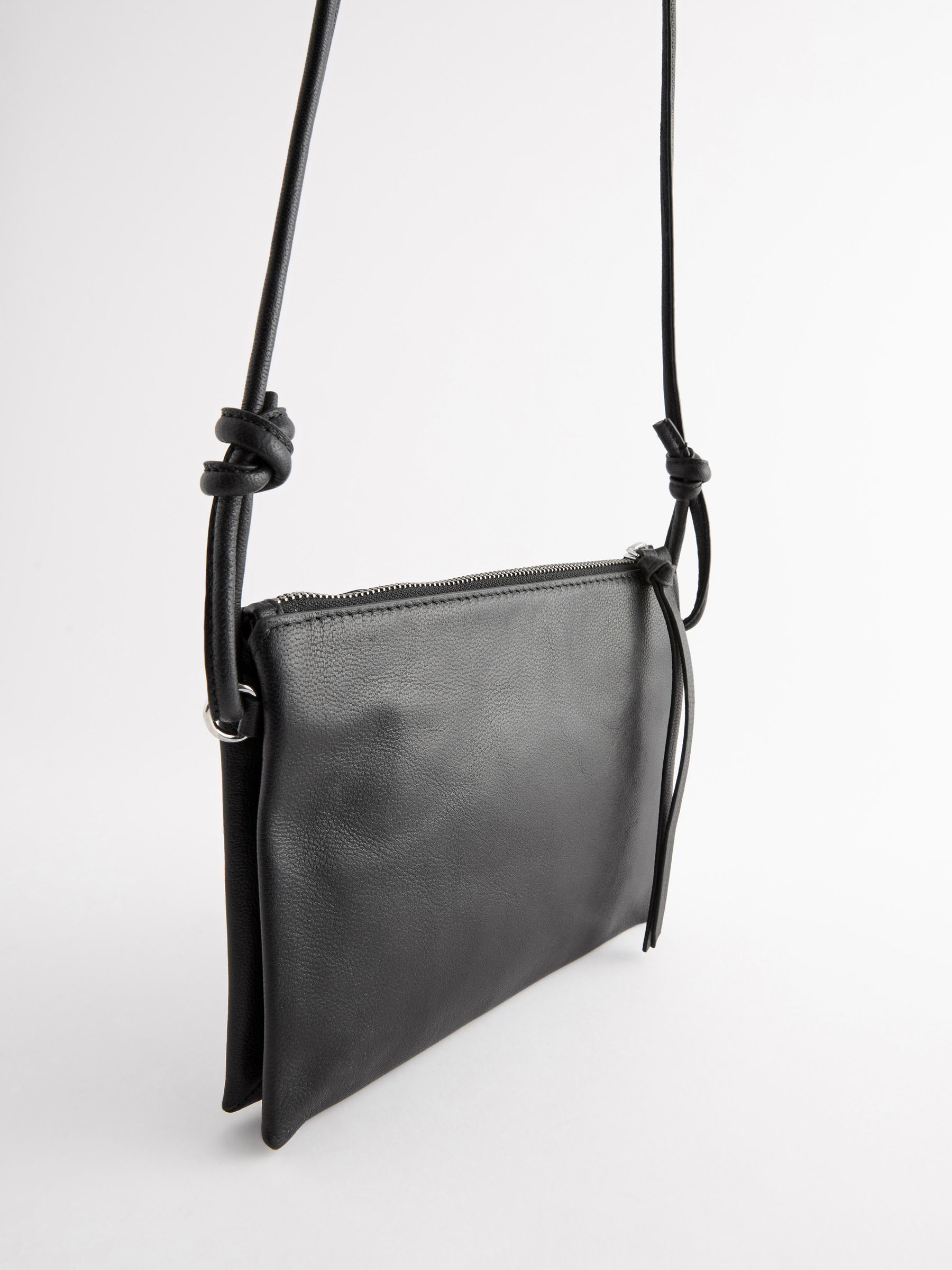 Buy Black Leather Cross Body Bag from Next Saudi Arabia