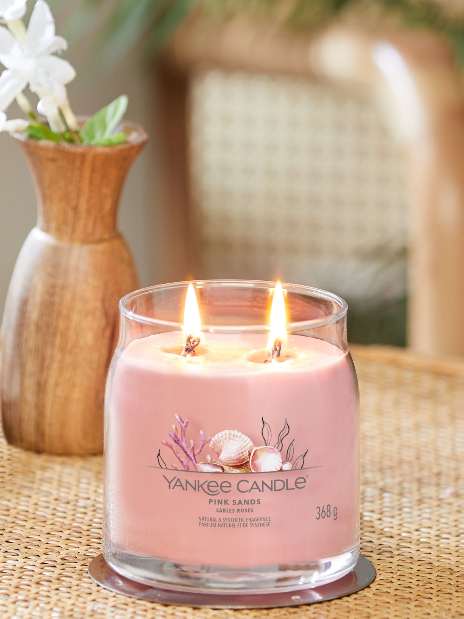 Buy Yankee Candle Pink Signature Medium Jar Sands Scented Candle from ...