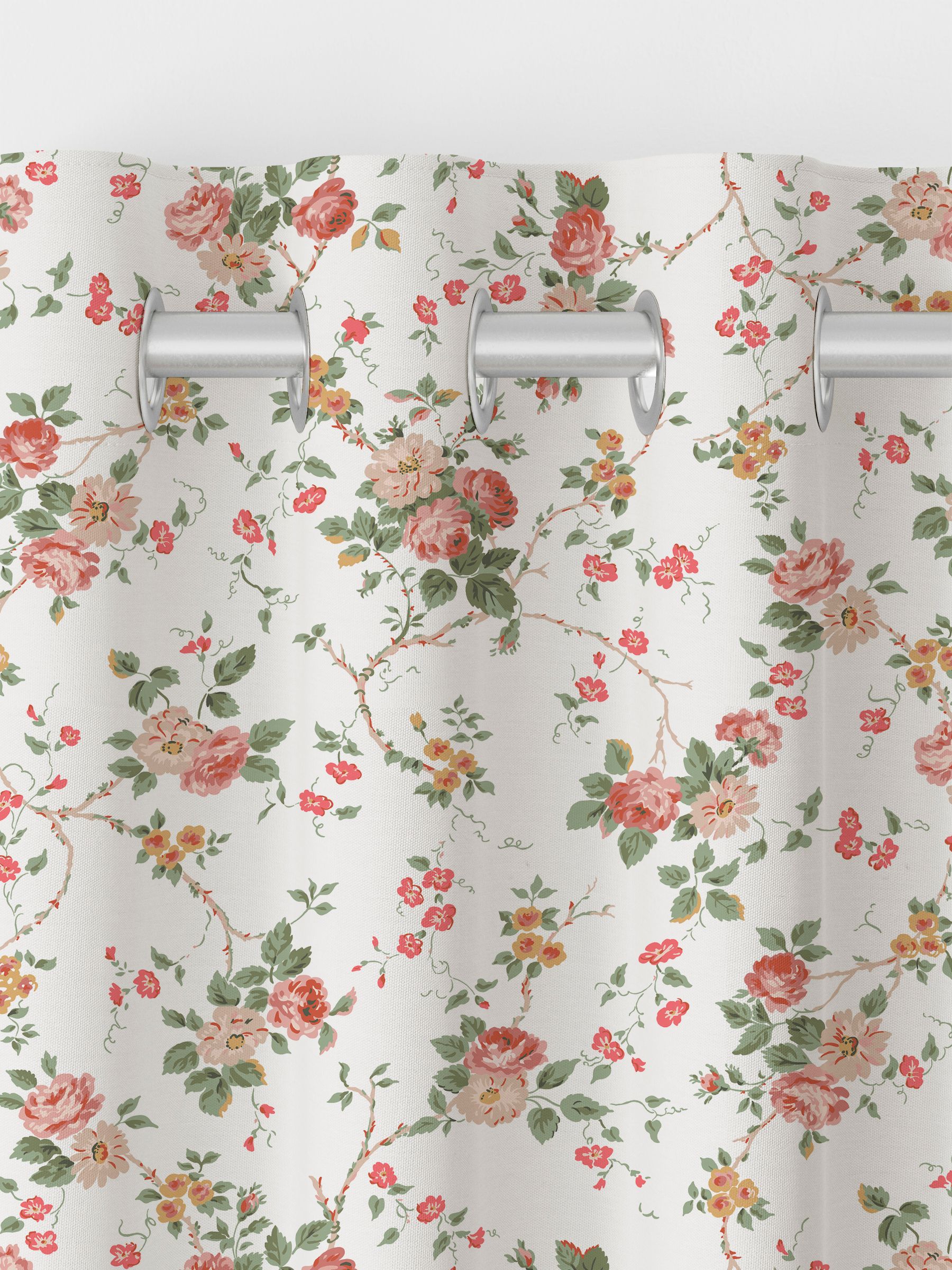 Buy Laura Ashley Antique Pink Mountney Gardens Made to Measure Curtains ...