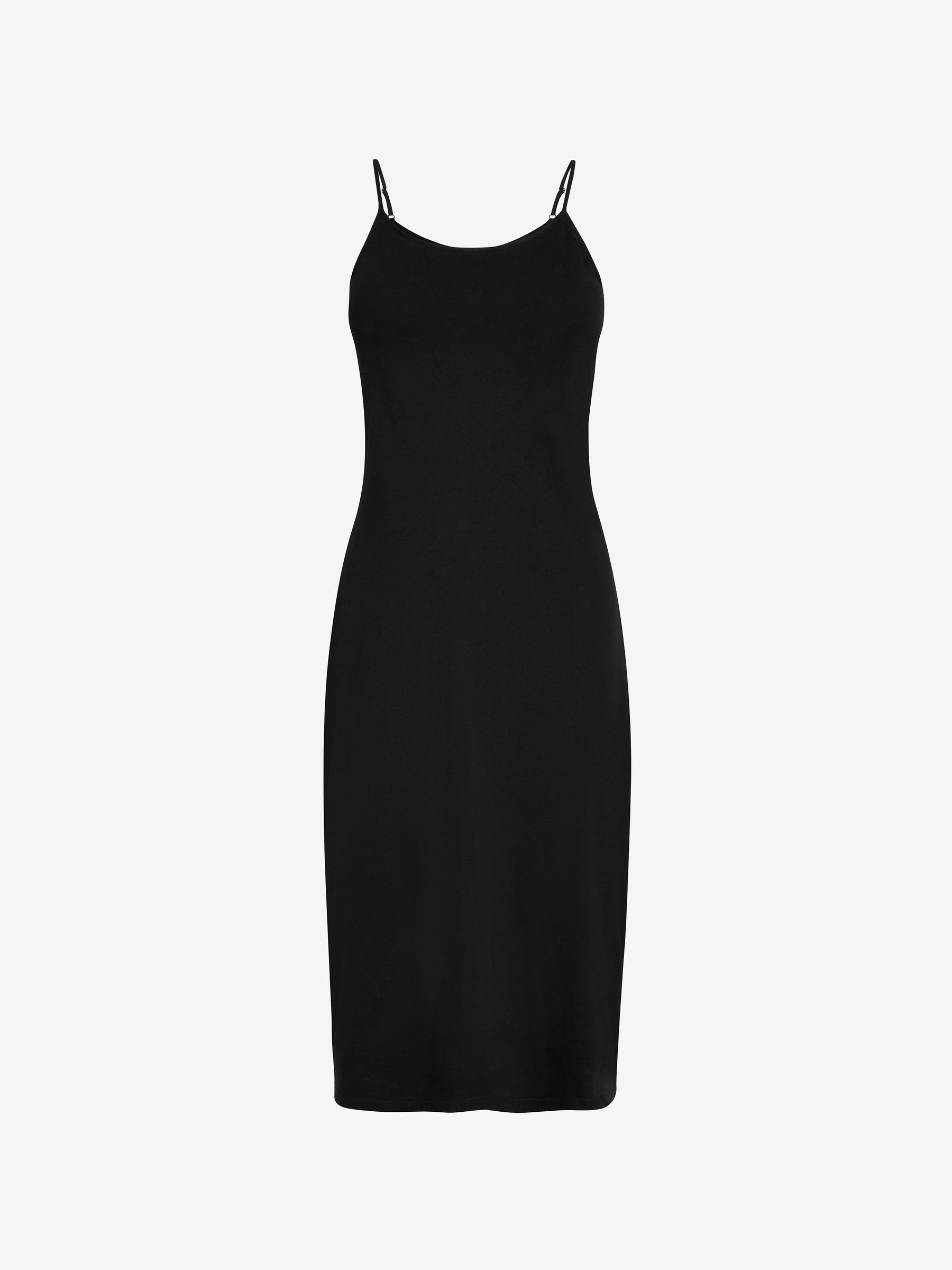 Buy Black/White Long Naturally Cooling Cotton Slips 2 Pack from the ...