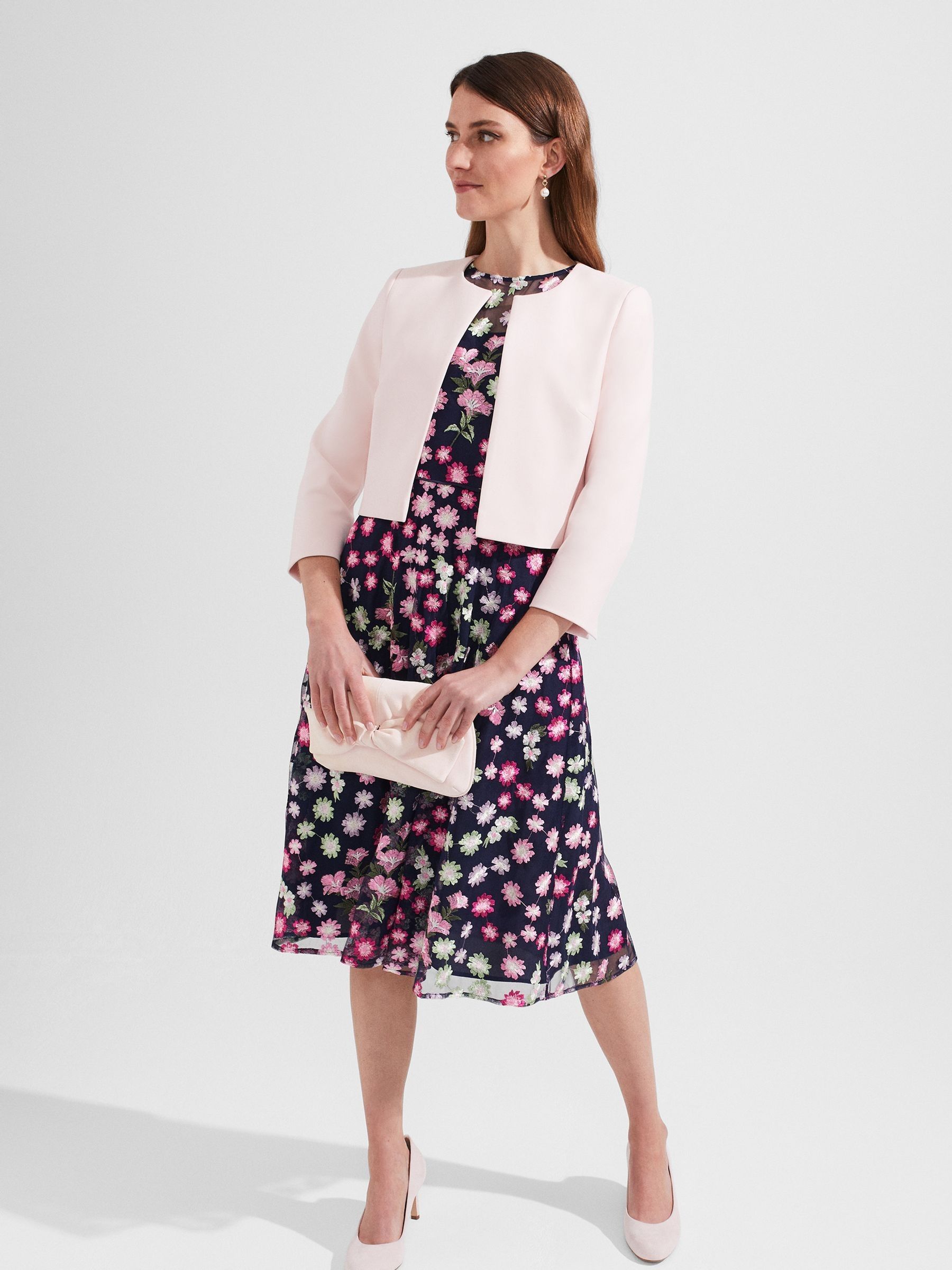 Buy Hobbs Pink Elize Jacket from the Next UK online shop